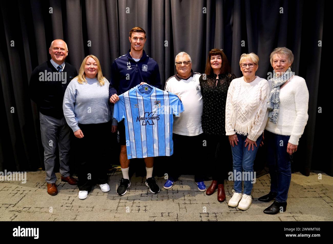 Coventry City's Ben Sheaf ahead of a training session at the Coventry ...