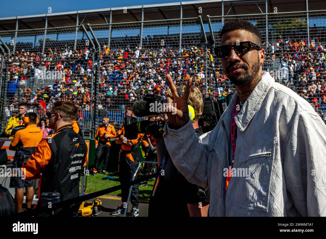 AUSTRALIA ALBERT PARK CIRCUIT, AUSTRALIA - MARCH 24: Miles Chamley ...