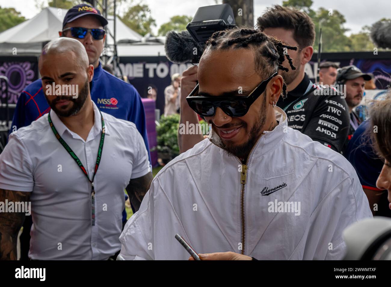 Lewis hamilton melbourne f1 2024 hi-res stock photography and images ...