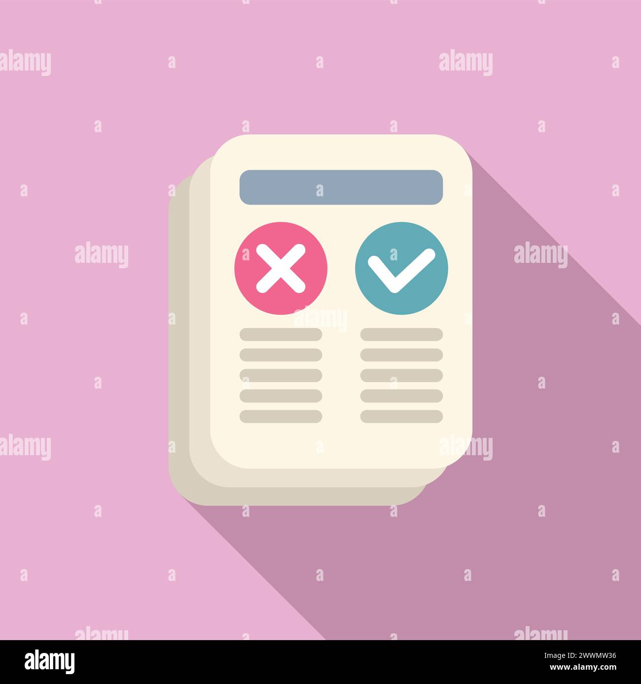 Approved or not review icon flat vector. Satisfaction level. Emoticon ...