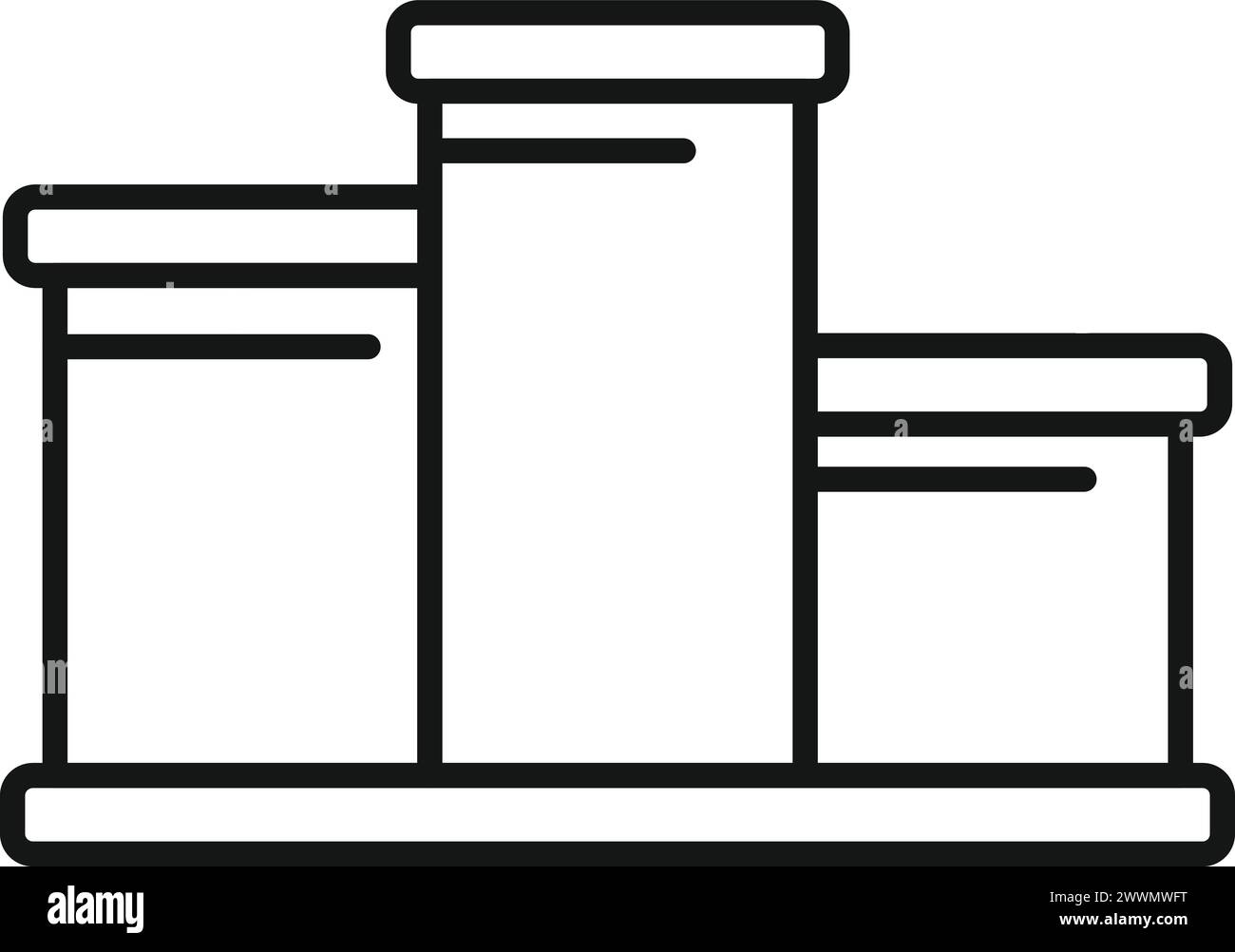 Level customer podium icon outline vector. Game angry button. Gaming ...