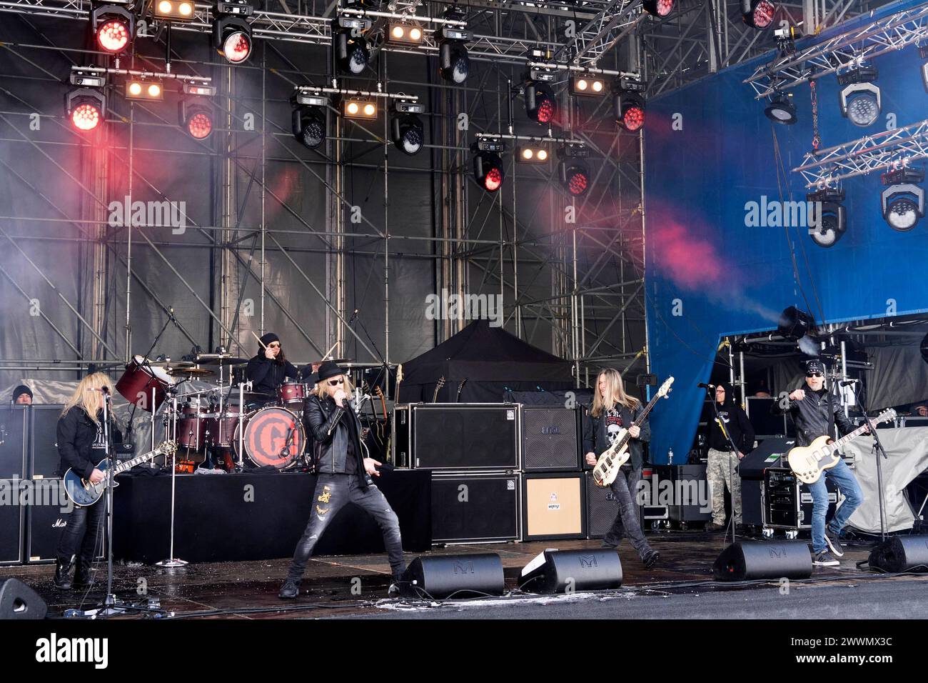 Leo Leoni, Flavio Mezzodi , Nic Maeder, Marc Lynn und Freddy Scherer ...