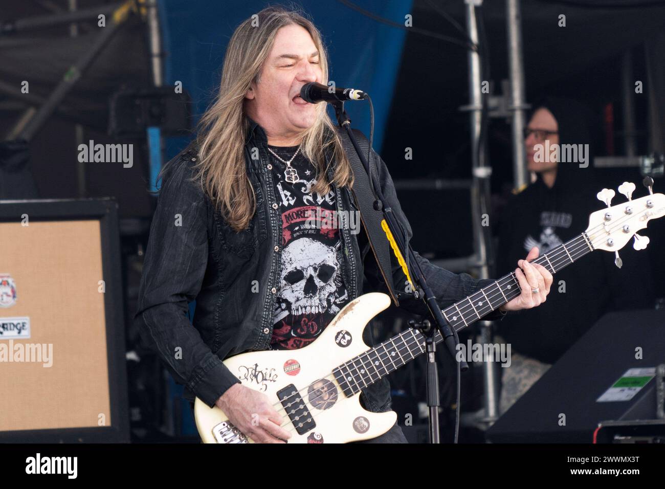 Marc Lynn von Gotthard live beim 25. SnowpenAir 2024 auf dem Männlichen ...