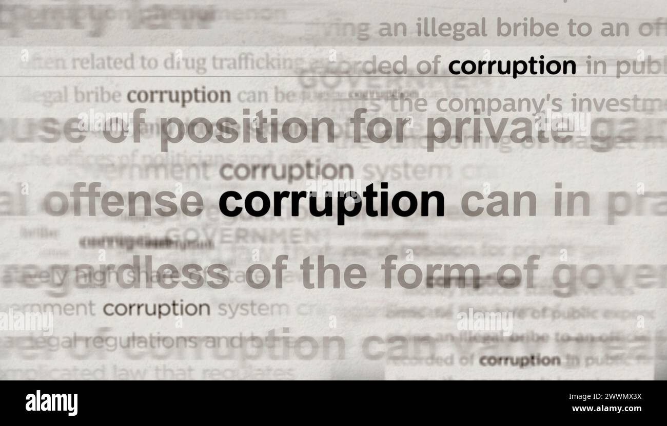 Corruption bribery and payola headline news across international media ...