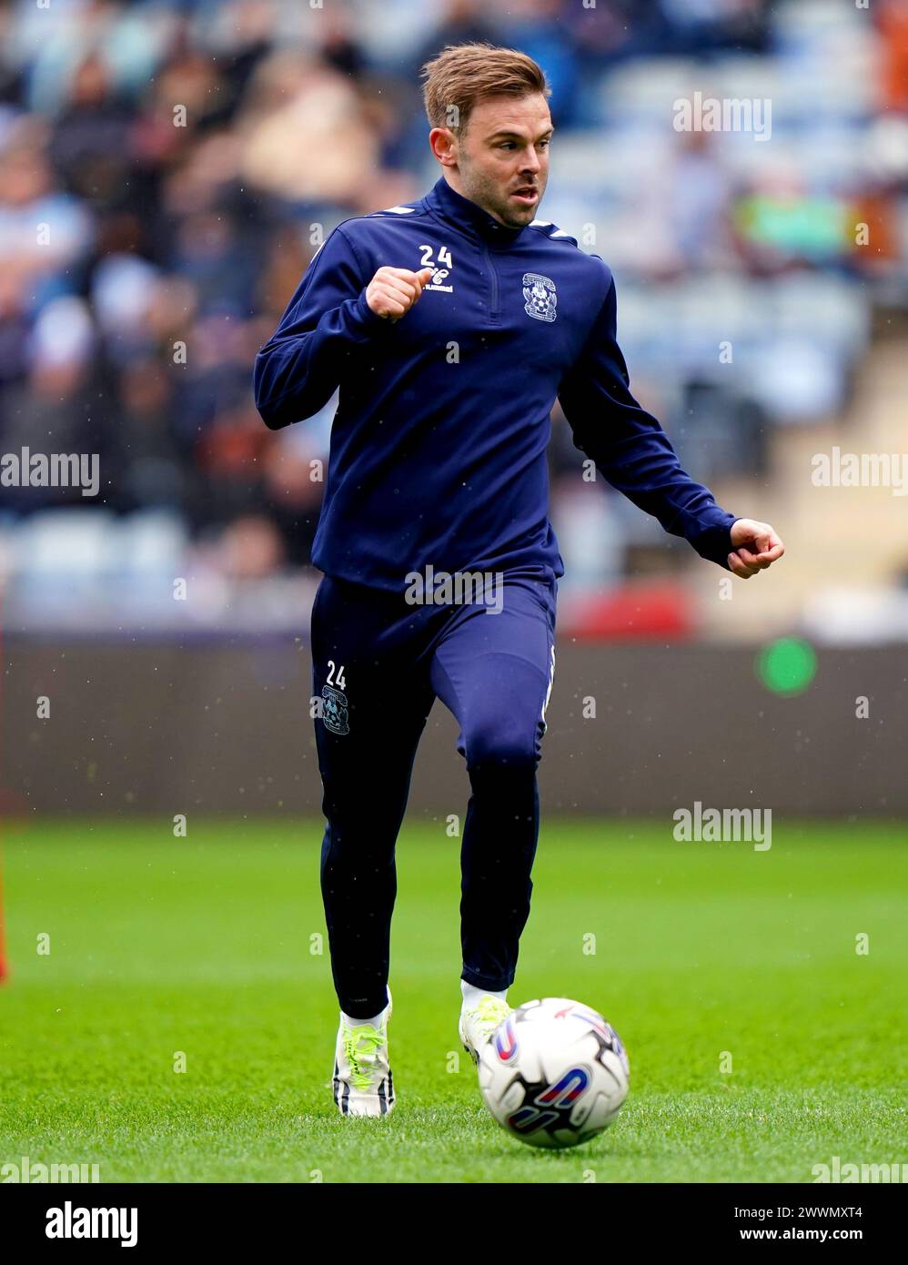 Coventry City's Matthew Godden during a training session at the ...