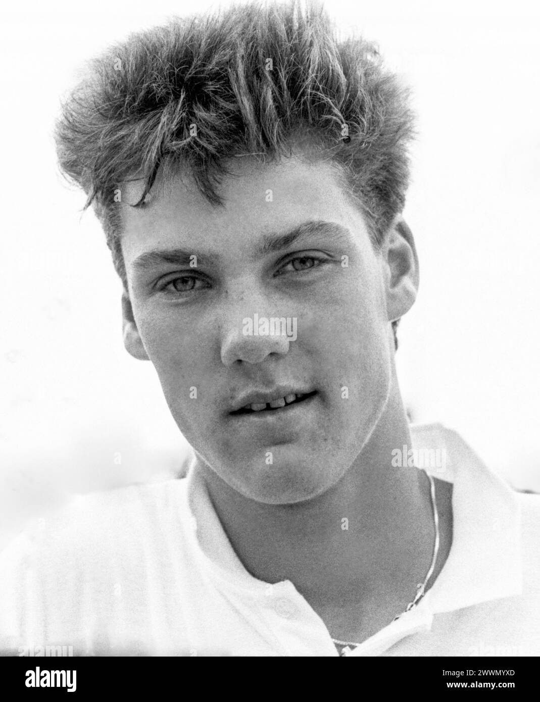 JOHAN SANDBERG Swedish tennis player in Båstad 1988 Stock Photo - Alamy