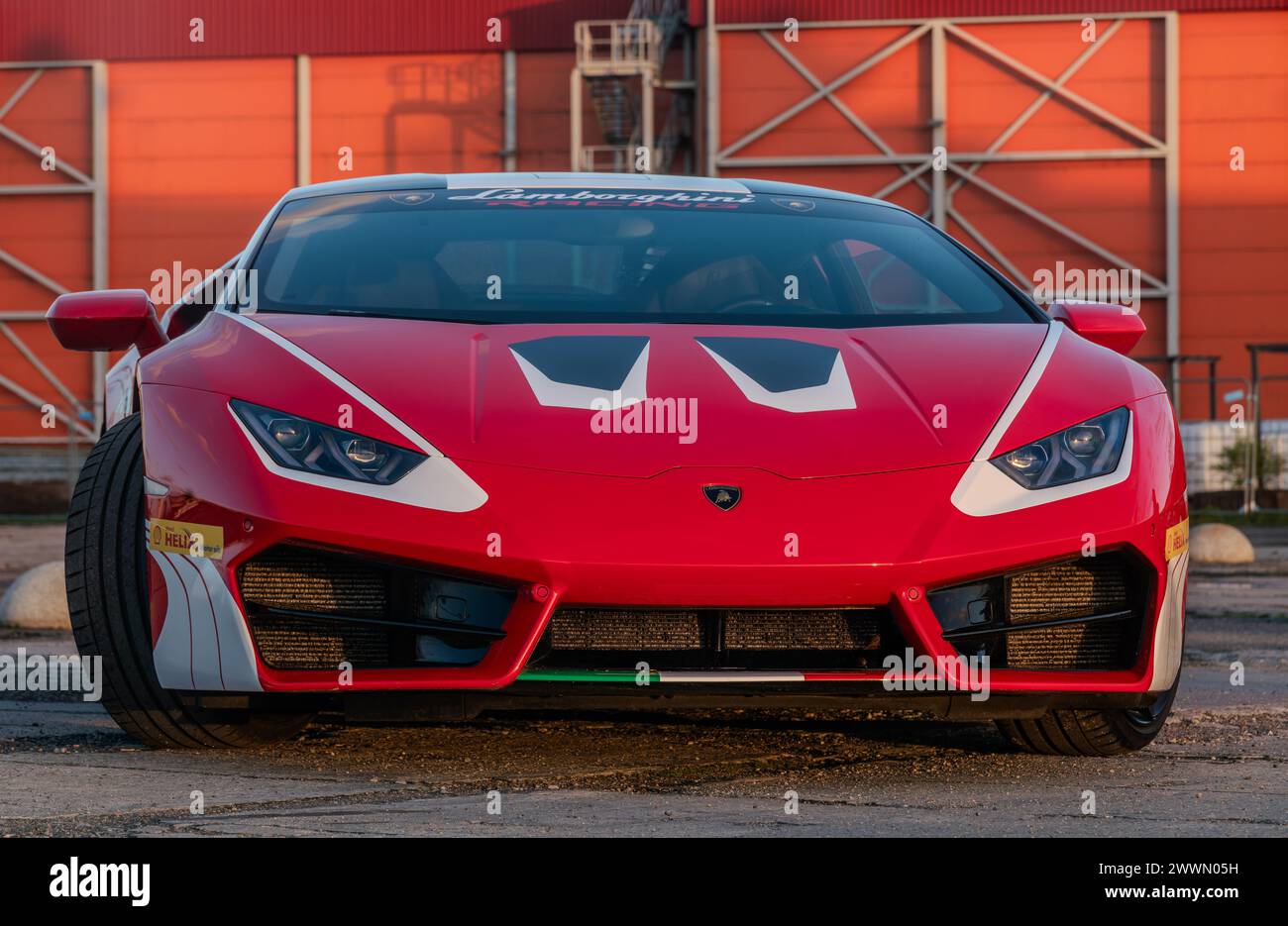 Lamborghini Huracan in track specification Stock Photo - Alamy