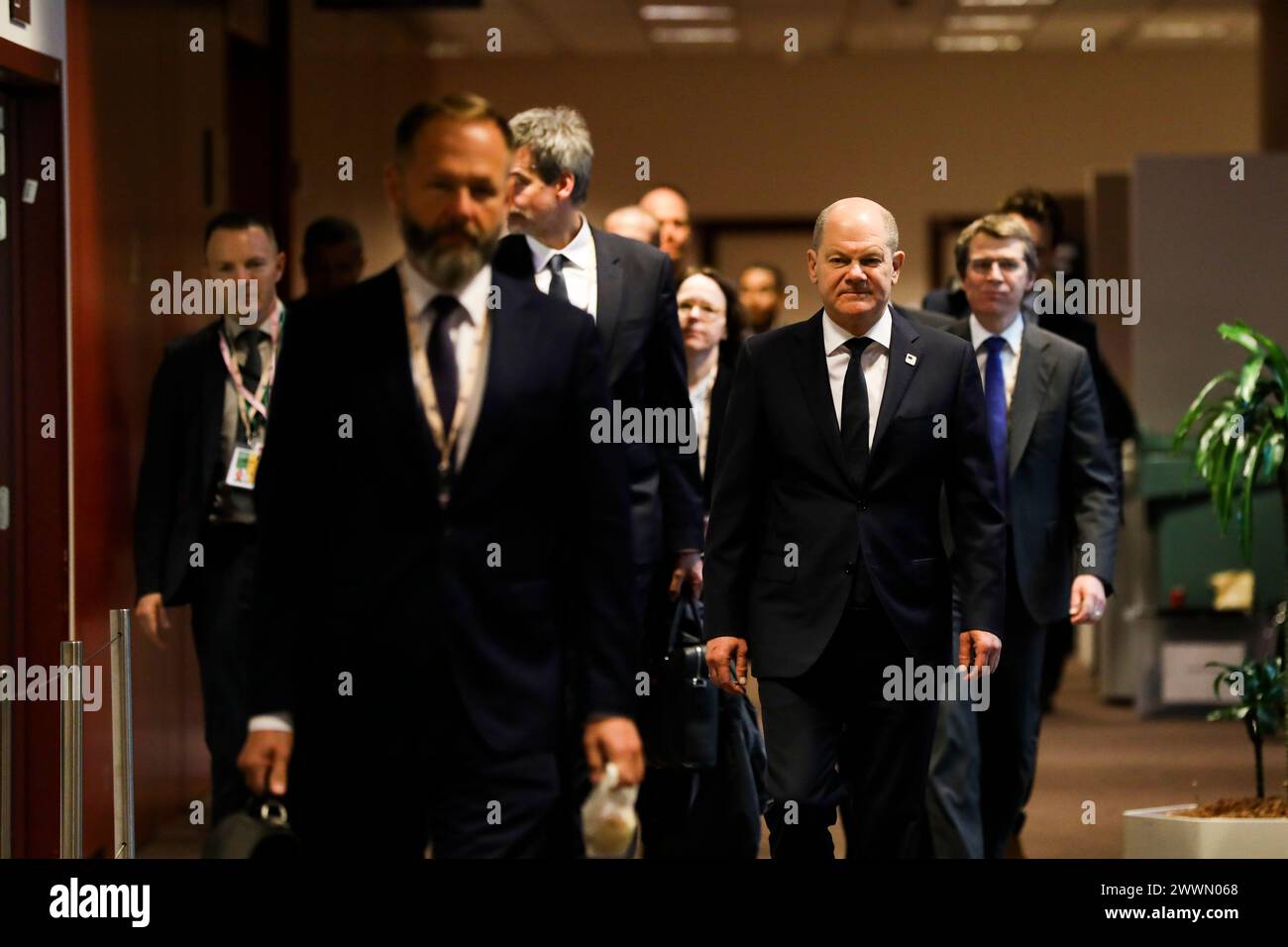 Bruxelles, Belgique. 22nd Mar, 2024. © Nicolas Landemard/Le Pictorium ...