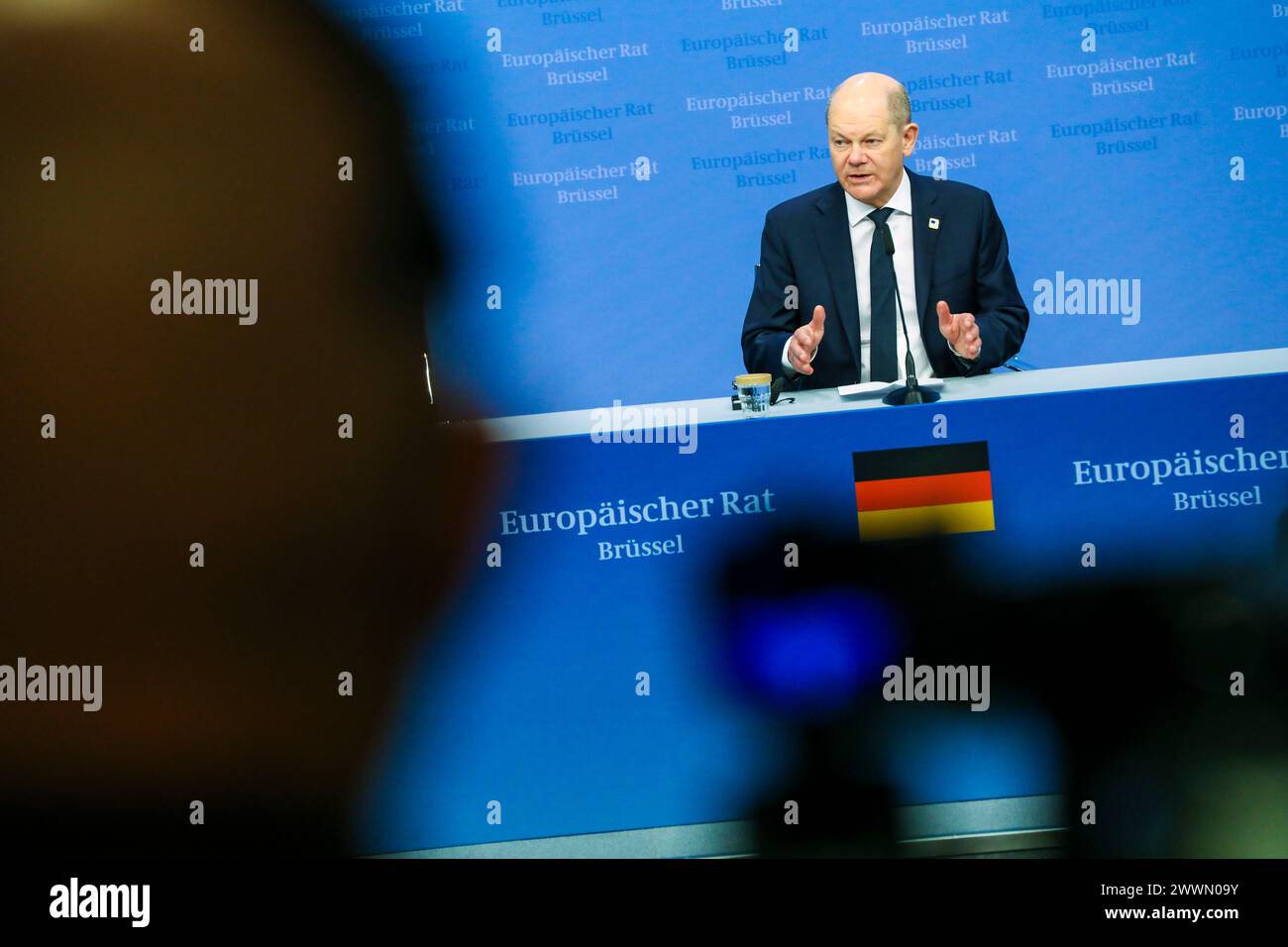 Bruxelles, Belgique. 22nd Mar, 2024. © Nicolas Landemard/Le Pictorium ...