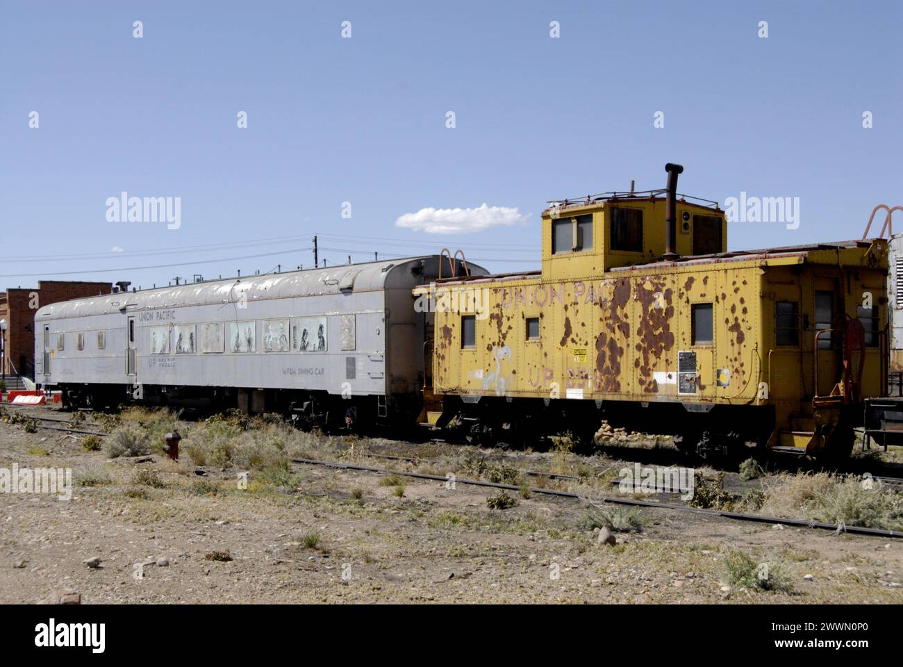 EVANSTON/WYOMING STATEE /USA American old union pacific train engine 14 ...