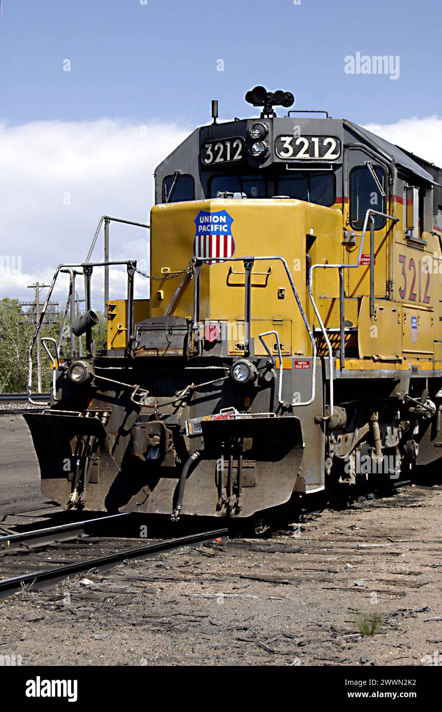 EVANSTON/WYOMING STATEE /USA American old union pacific train engine 14 ...