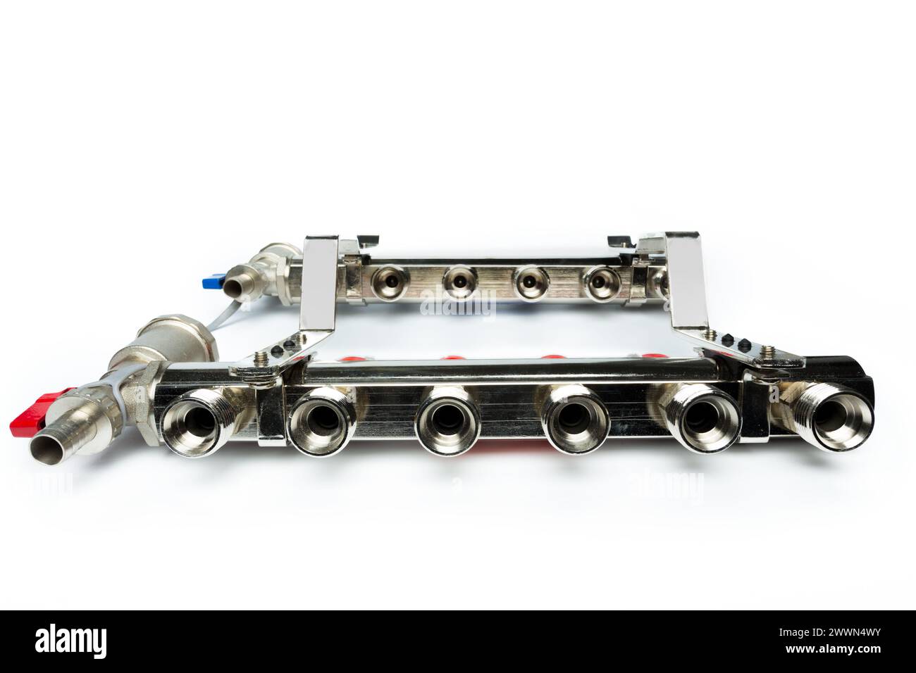 Red radiator home Cut Out Stock Images & Pictures - Alamy