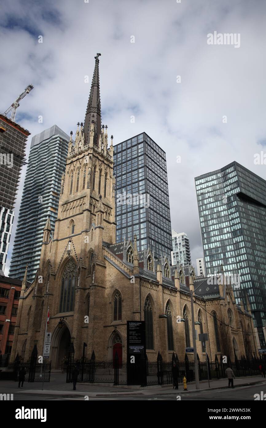 A scenic view of the historic church in Toronto, Canada Stock Photo - Alamy