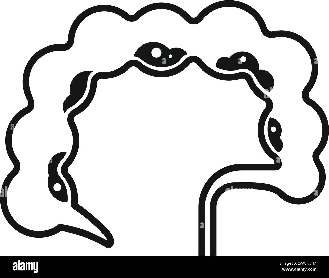 Intestinal healthy problems icon simple vector. Gluten intolerance ...