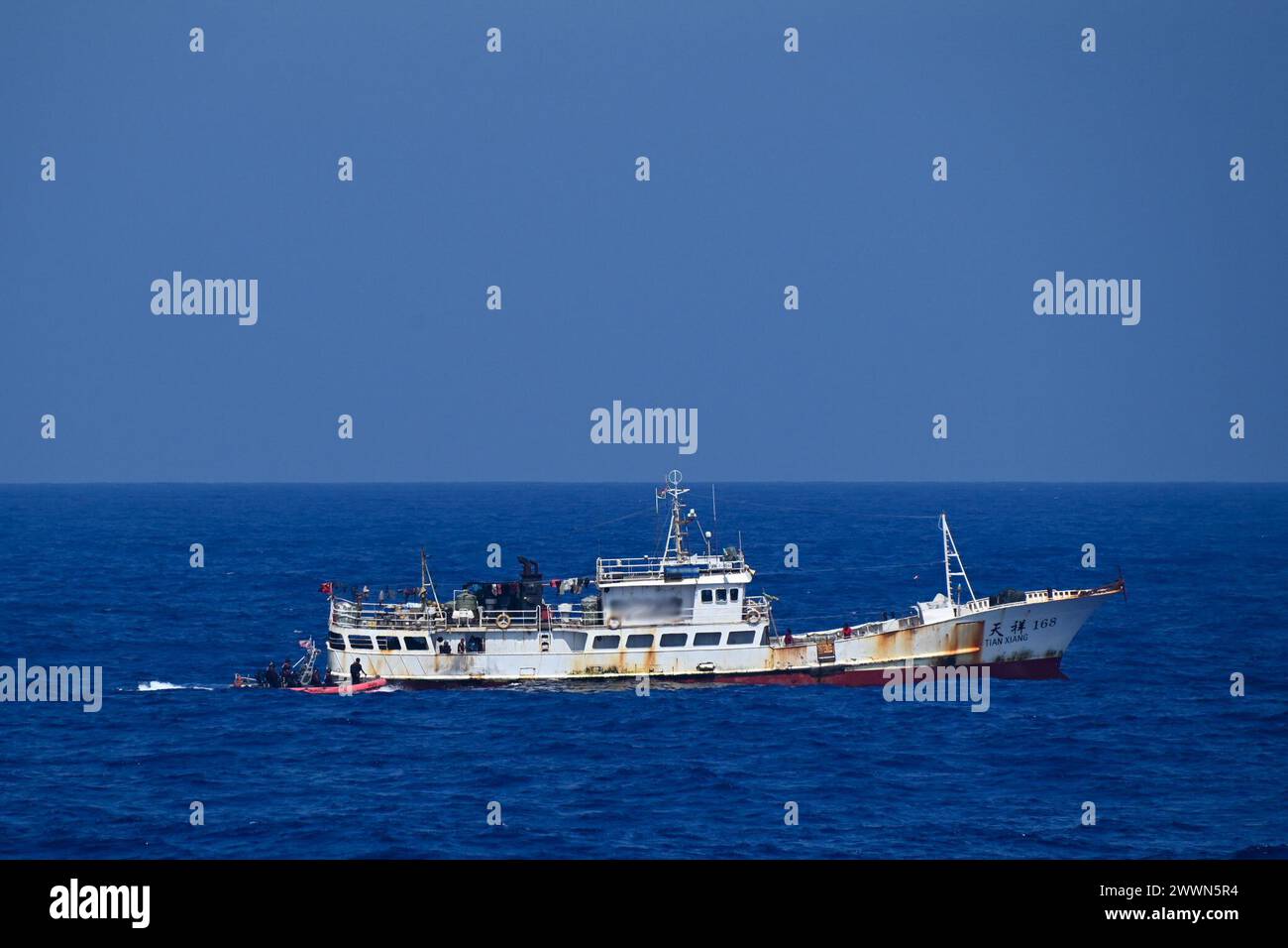 A U.S. Coast Guard Cutter Harriet Lane (WMEC 903) 26-foot over-the ...