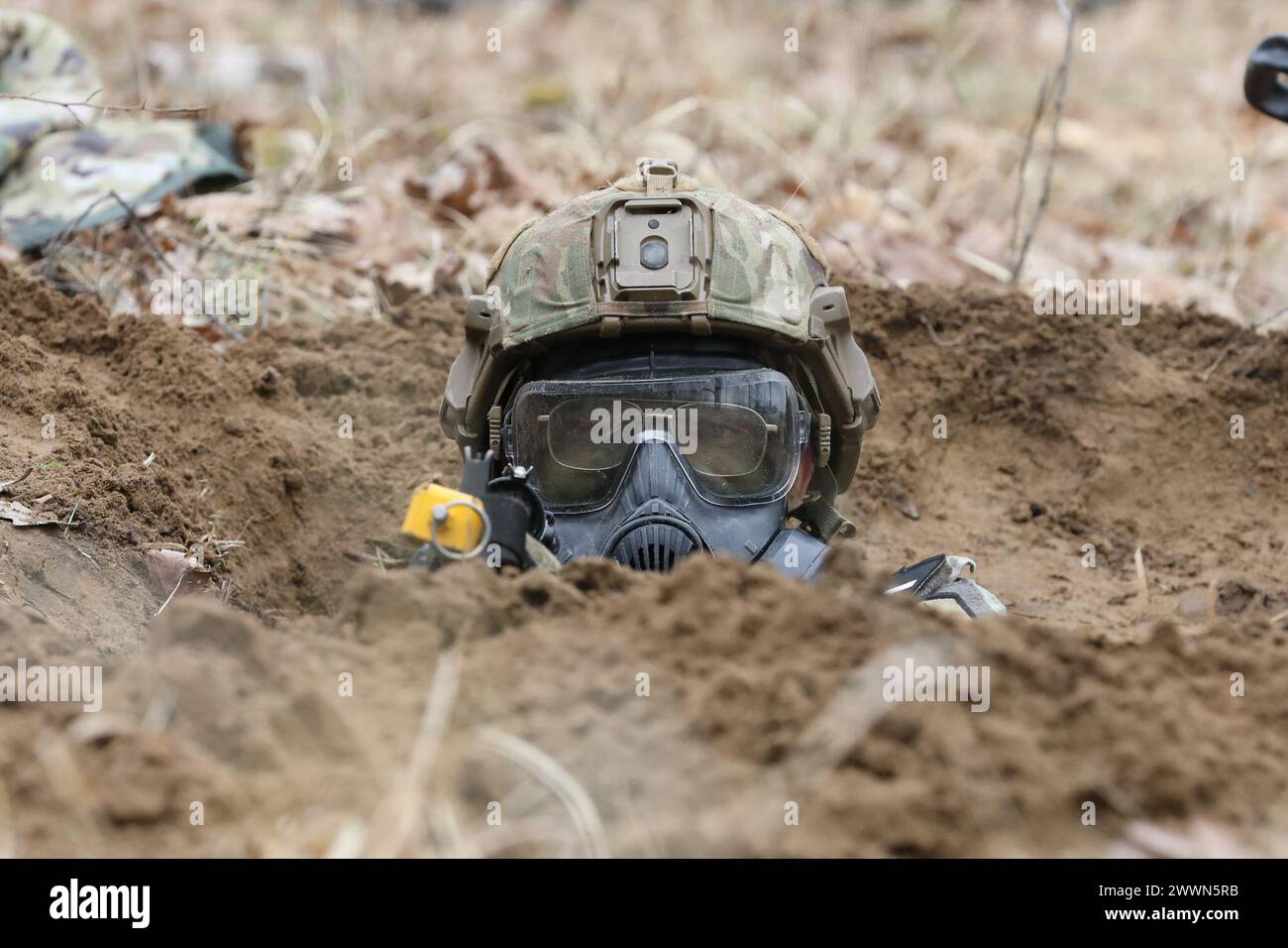 Sgt. Cooper Meiner, combat medic with the 421st Medical Battalion ...