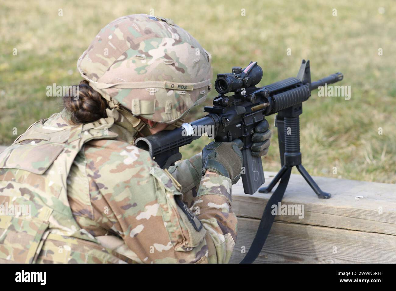 2nd Lt. Veronica Sheppard, Army health services admin with the 421st ...