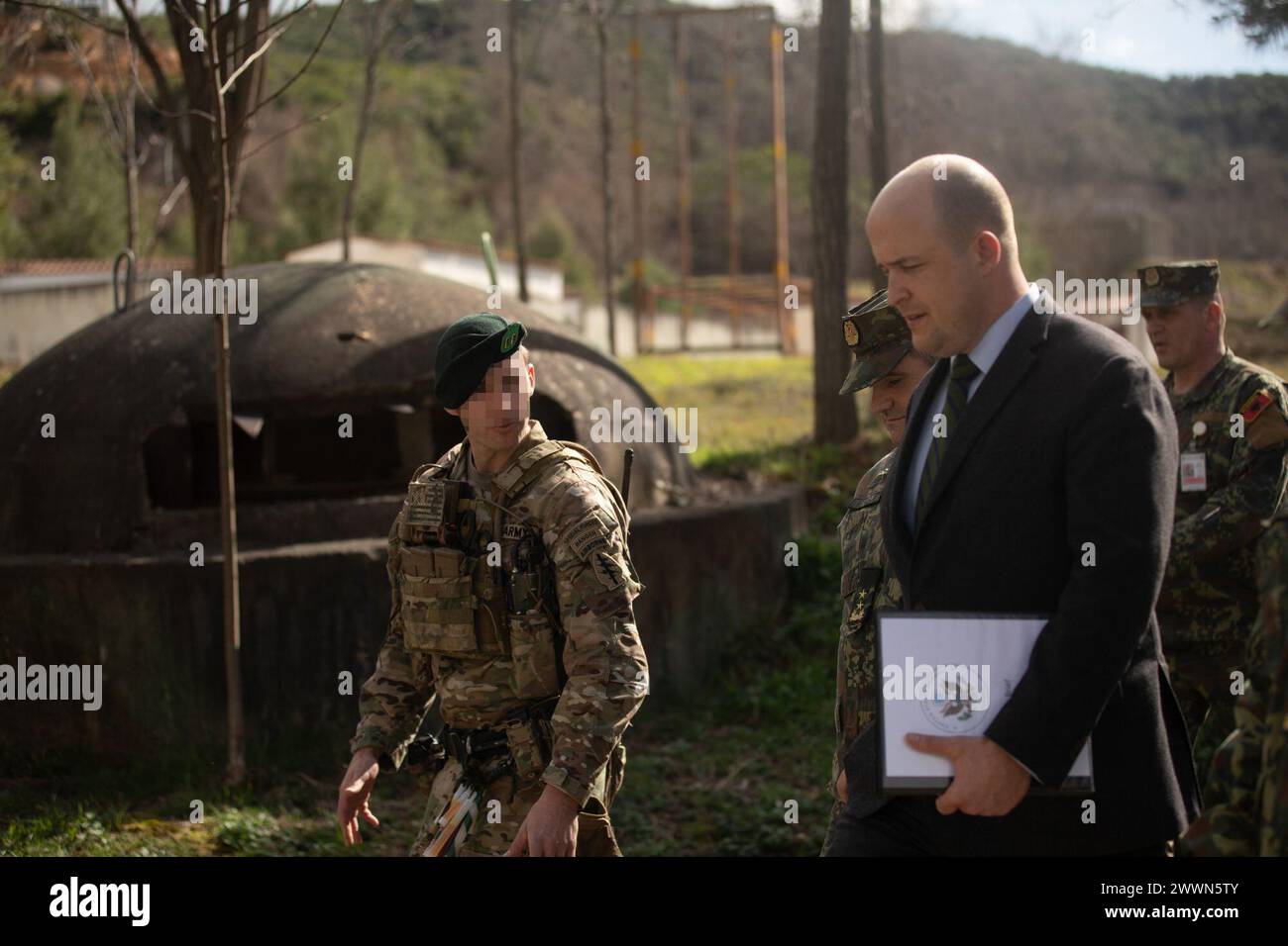 David Wisner, Chargé d'Affaires for the U.S. Embassy in Tirana ...