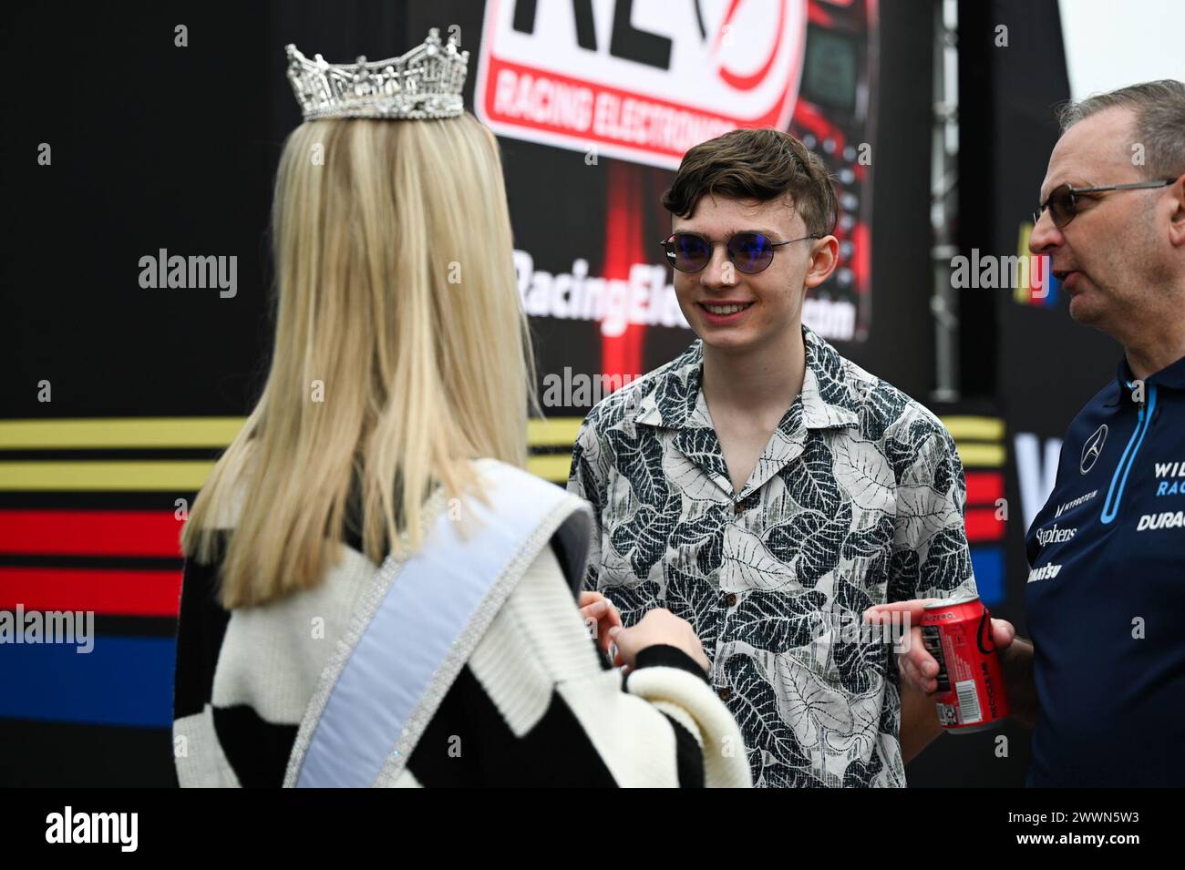2nd Lt. Madison Marsh, crowned Miss America 2024, meets fans at the ...