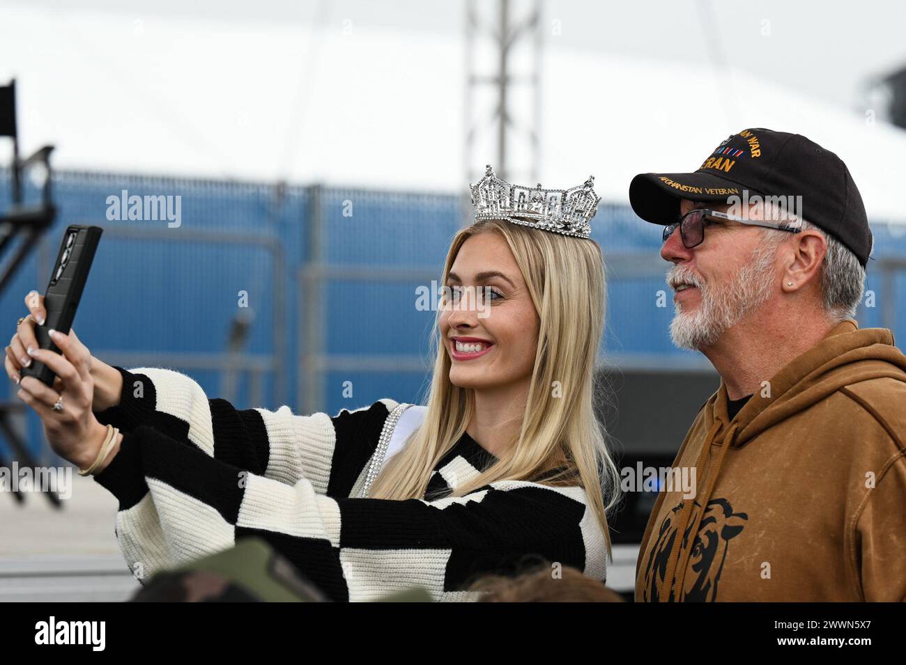 2nd Lt. Madison Marsh, crowned Miss America 2024, meets fans at the ...