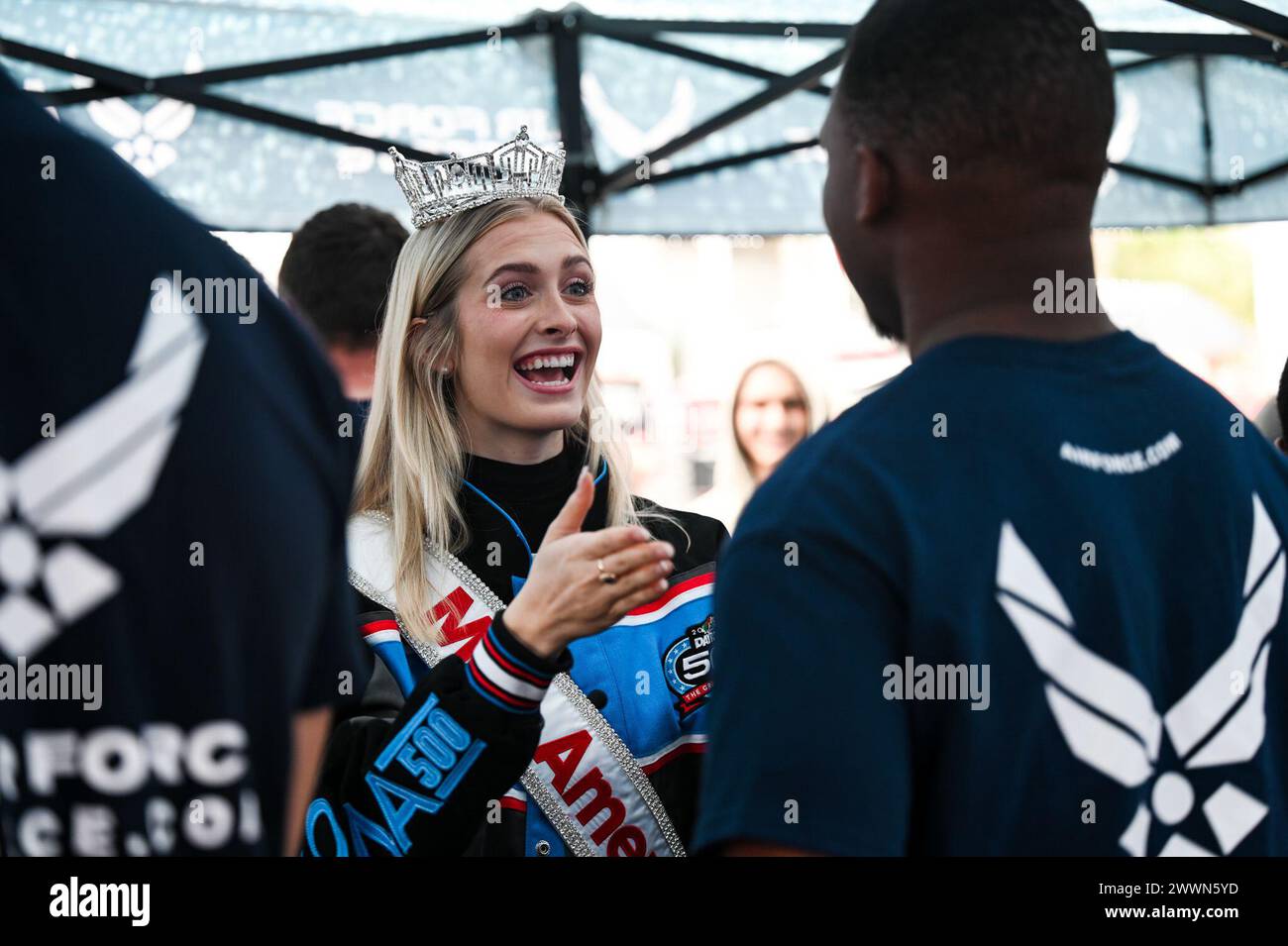 2nd Lt. Madison Marsh, crowned Miss America 2024, meets future Airmen ...
