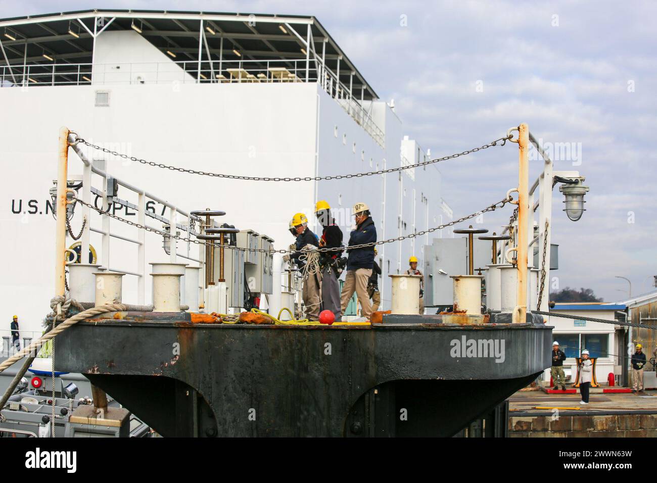 YOKOSUKA, Japan (Feb. 18, 2024) — U.S. Naval Ship Repair Facility and ...