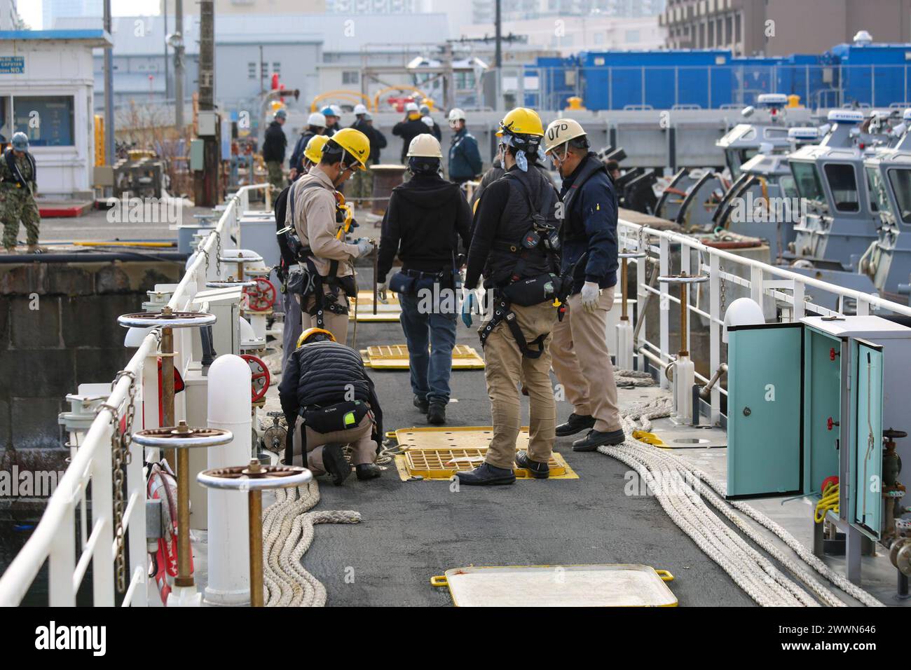YOKOSUKA, Japan (Feb. 18, 2024) — U.S. Naval Ship Repair Facility and ...