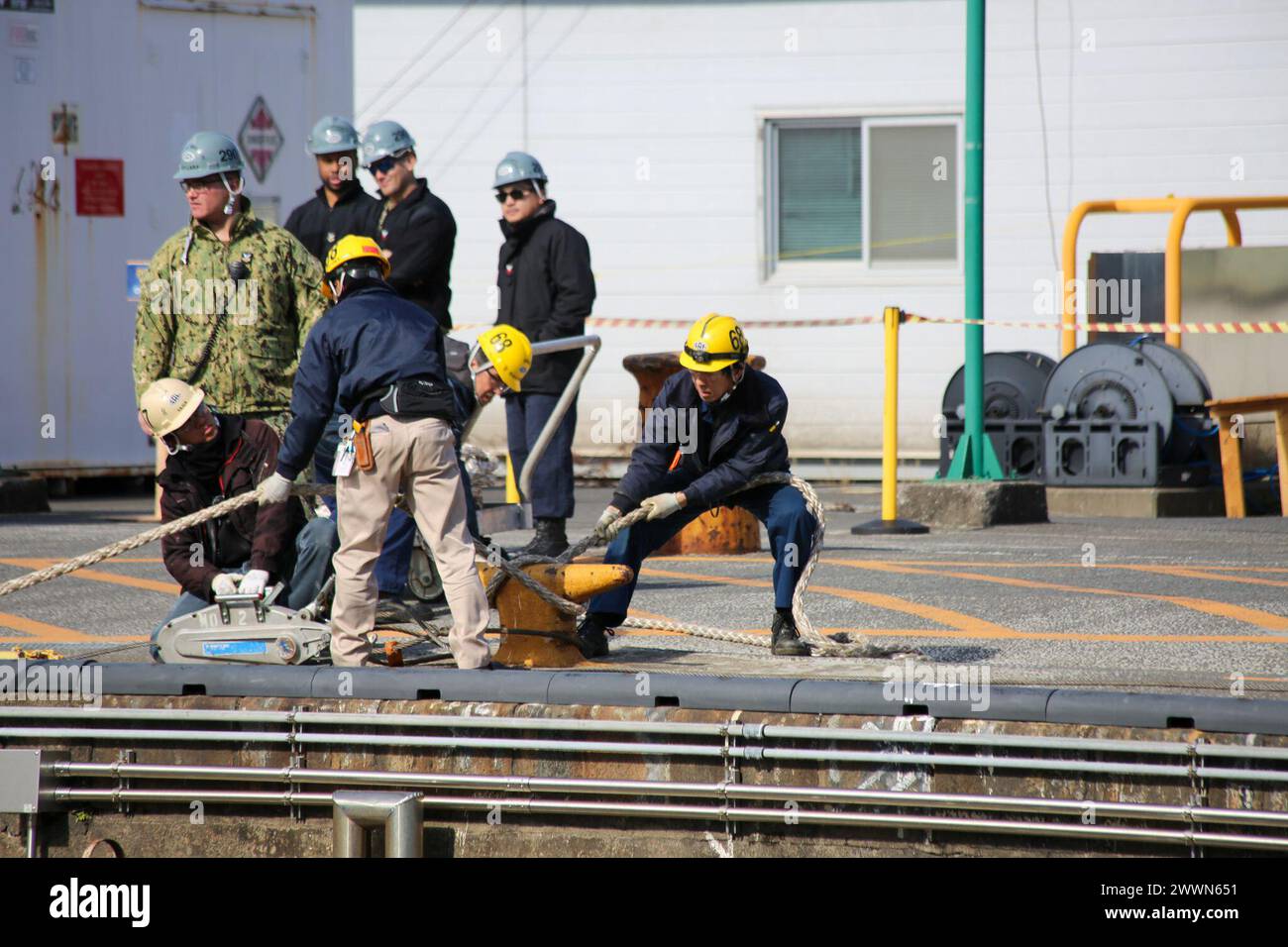 YOKOSUKA, Japan (Feb. 18, 2024) — U.S. Naval Ship Repair Facility and ...