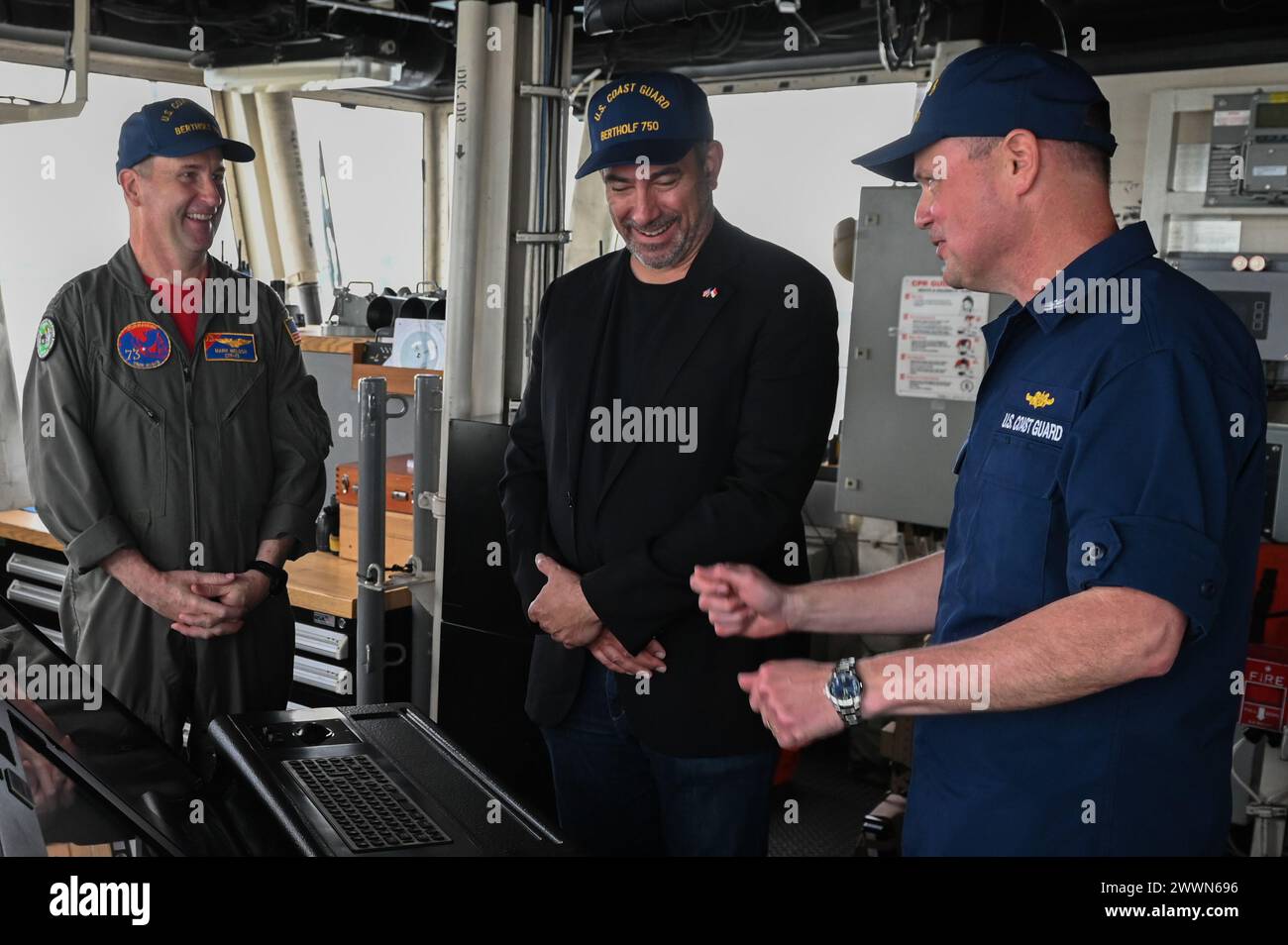 Capt. Billy Mees, commanding officer of U.S. Coast Guard Cutter ...