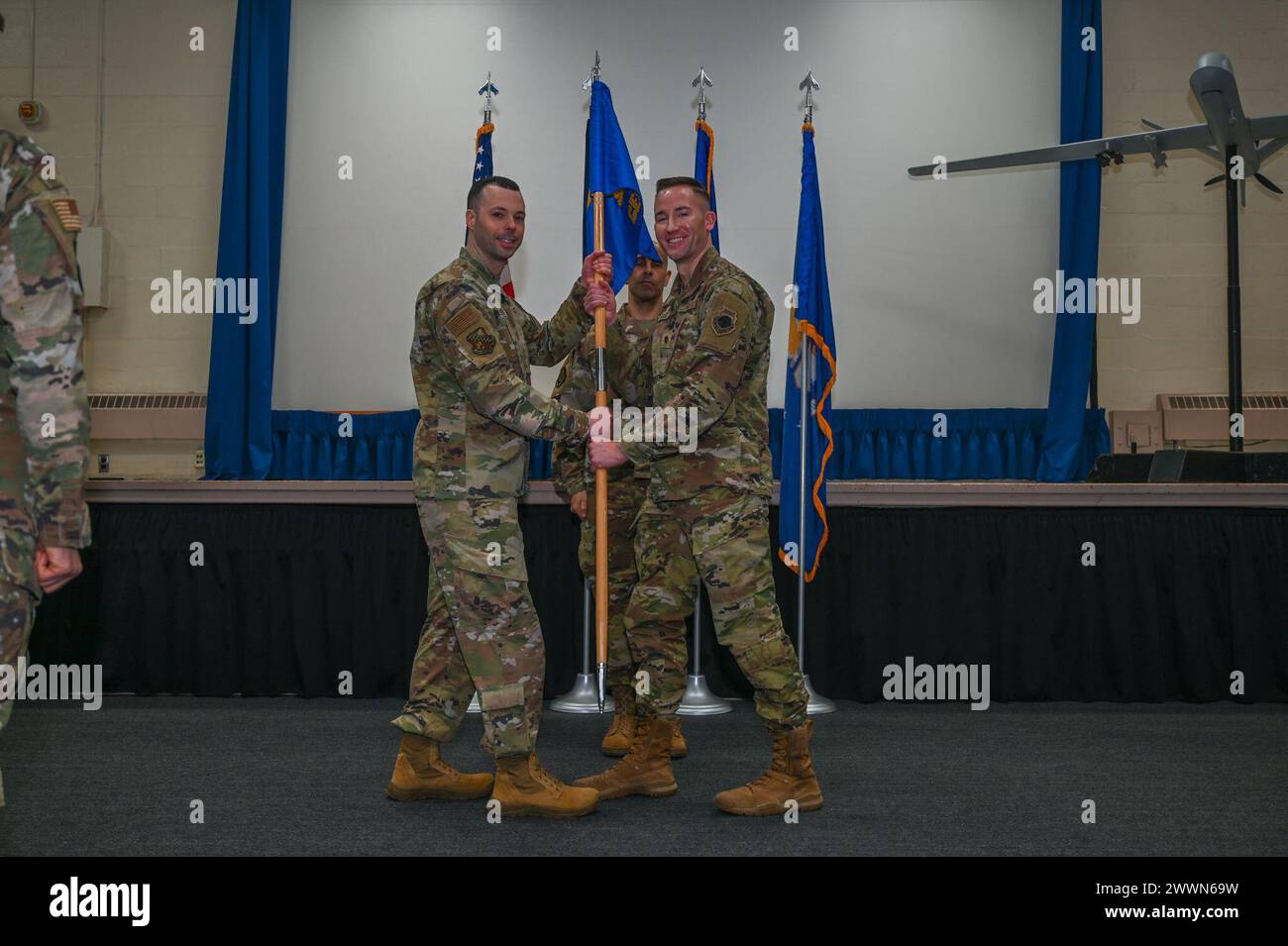 Pennsylvania Air National Guard Maj. Hugh Black, assumes command of the ...