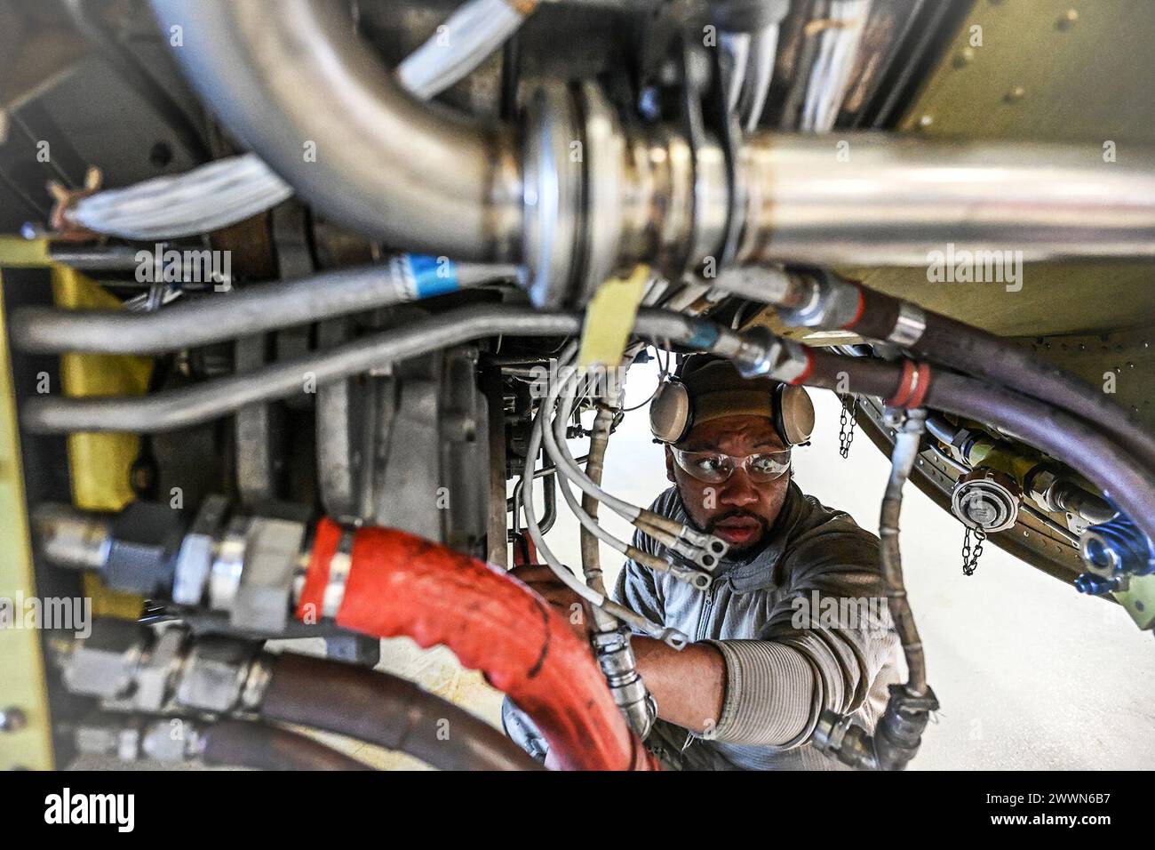 U.S. Air Force Tech. Sgt. Jesse Tolbert, metals technology specialist ...