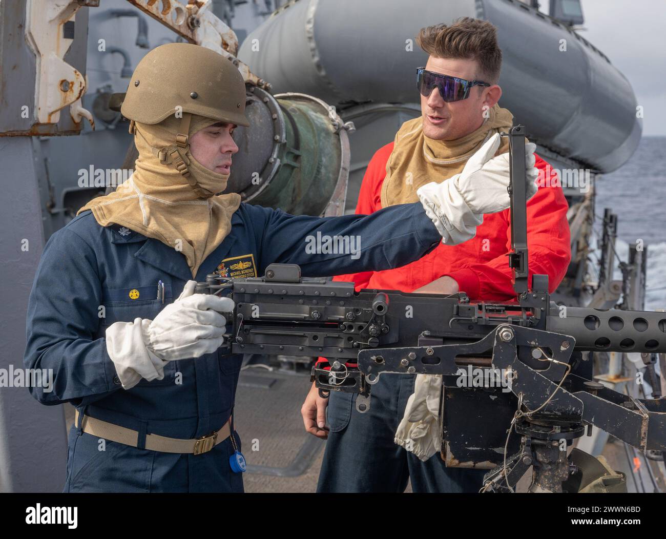 PACIFIC OCEAN (February 12, 2024) — Cmdr. Michael McInerney, commanding ...