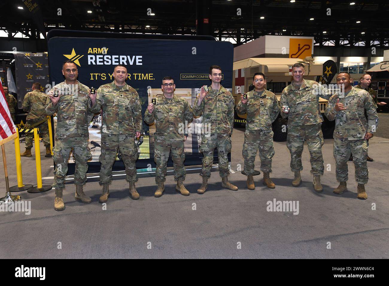 Army Reserve Soldiers, representing a variety of military occupational ...