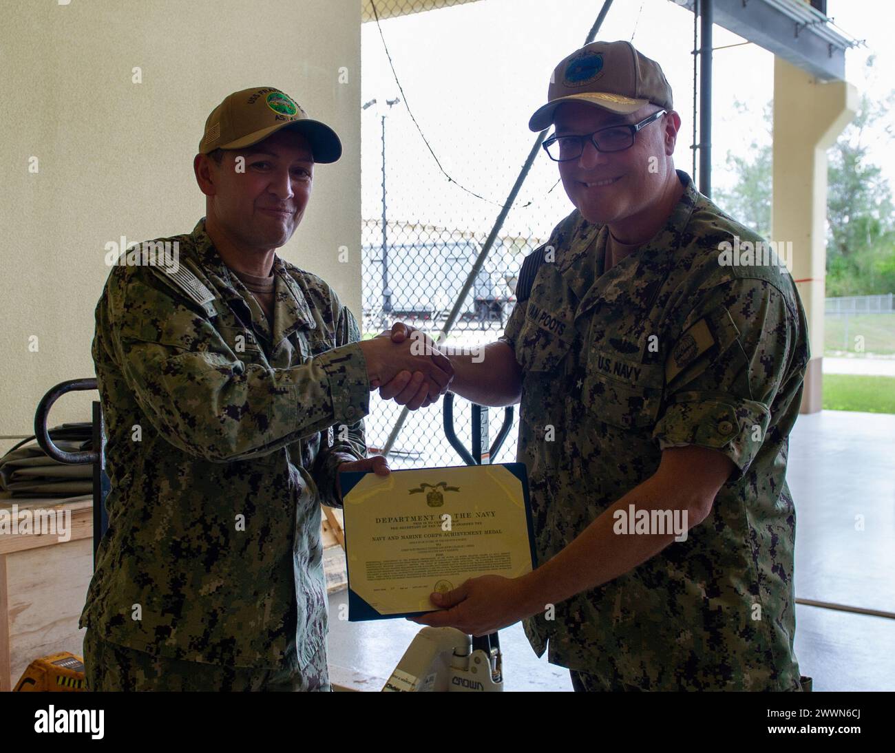 APRA HARBOR, Guam (Feb. 7, 2024) – Chief Electronics Technician Charles ...