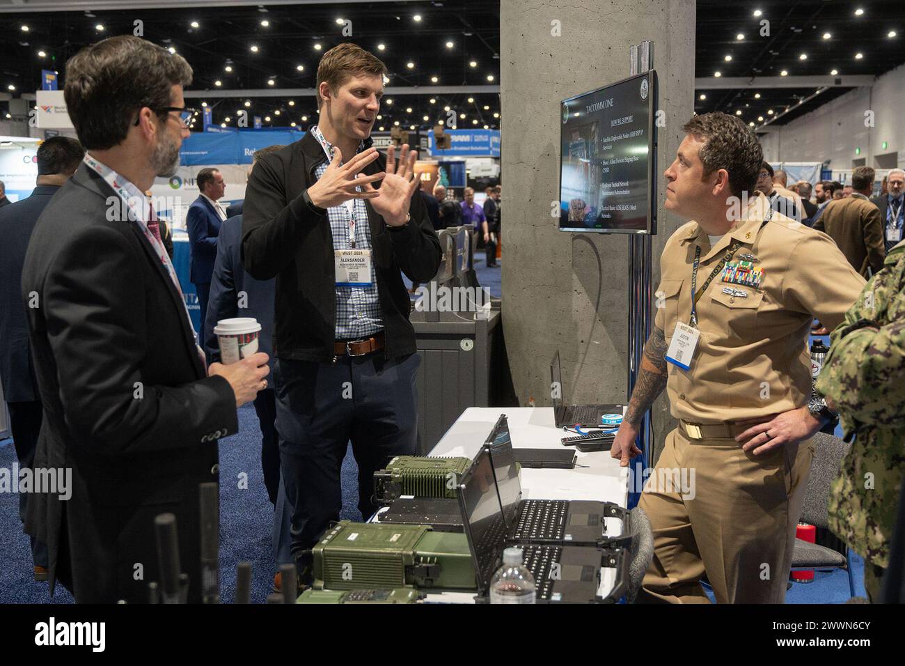 240213-N-GC965-1093 SAN DIEGO (Feb. 13, 2024) Industry representatives ...