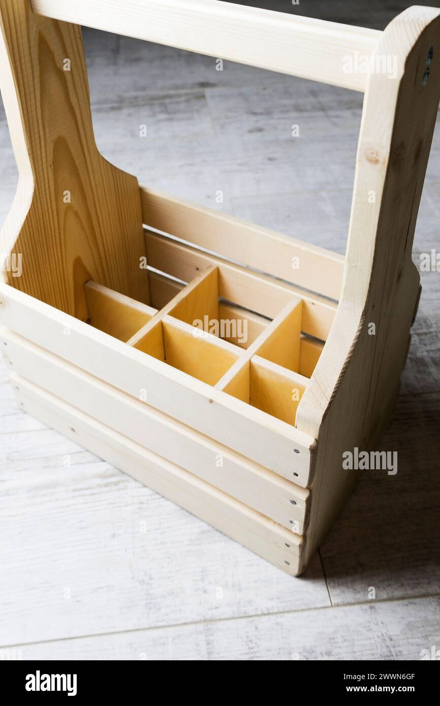 Top view of the wine bottle drawer Stock Photo - Alamy