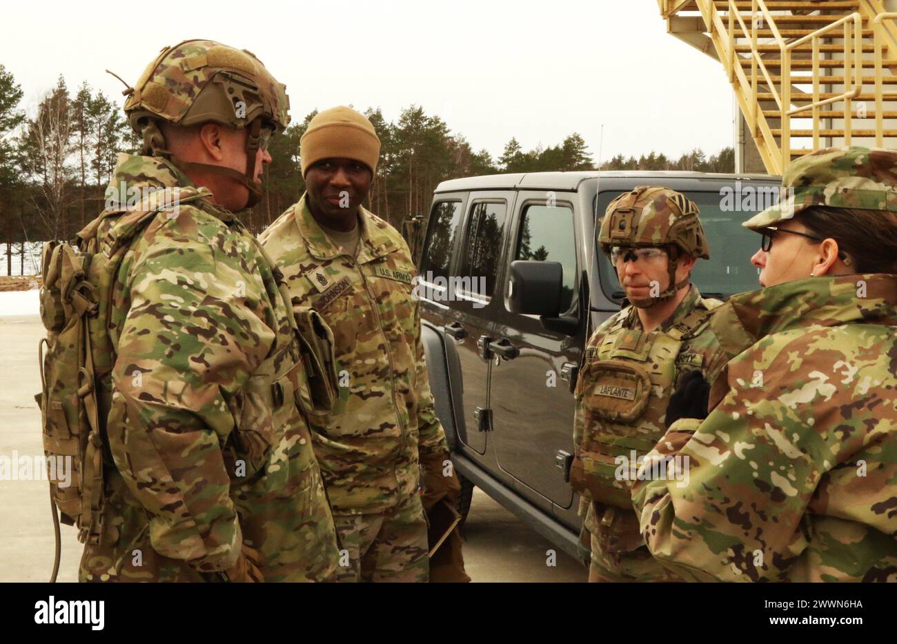 U.S. Army Maj. Gen. Christopher Norrie, commanding general of the 3rd ...