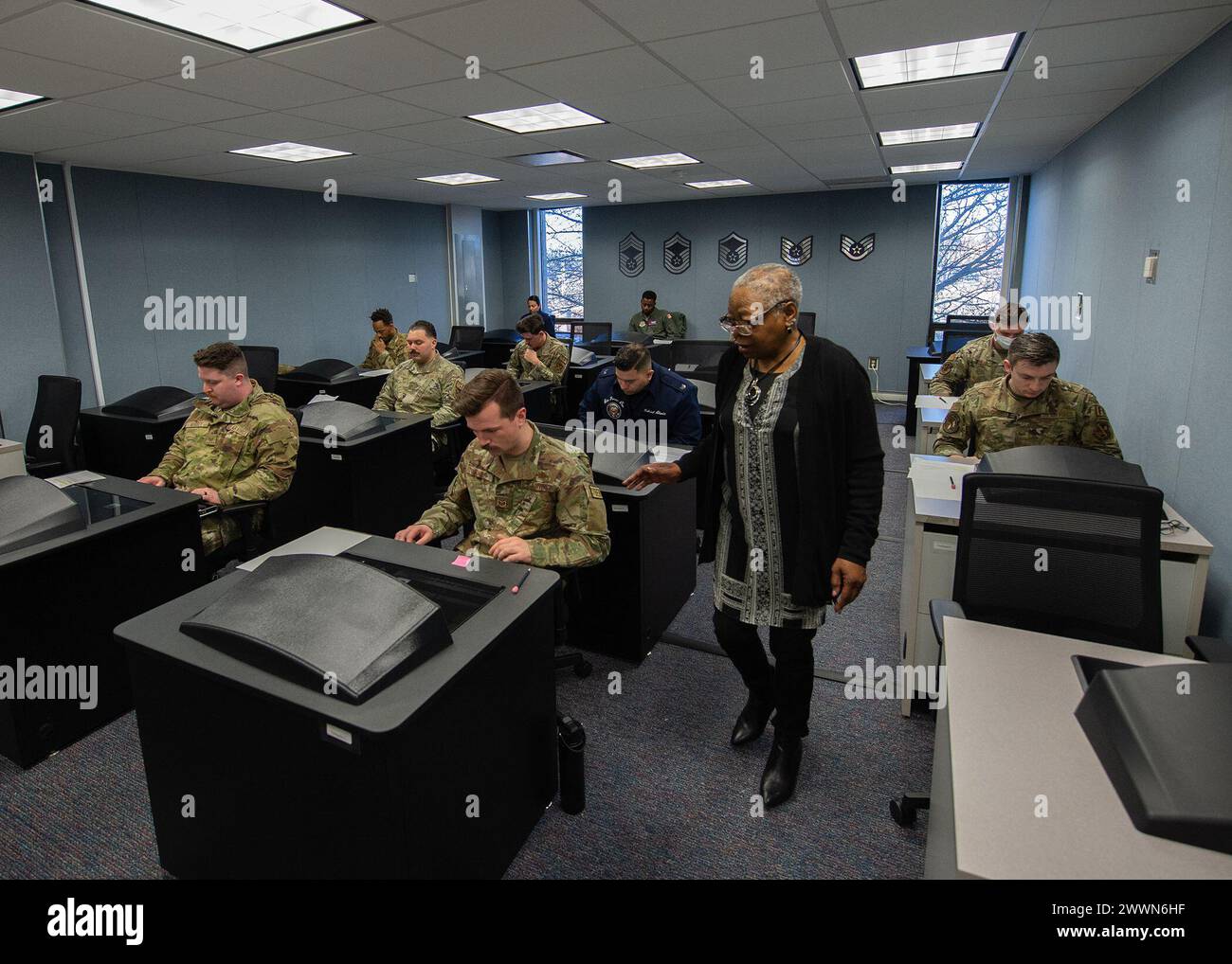 Nancy Floyd, 316th Force Support Squadron test control officer ...