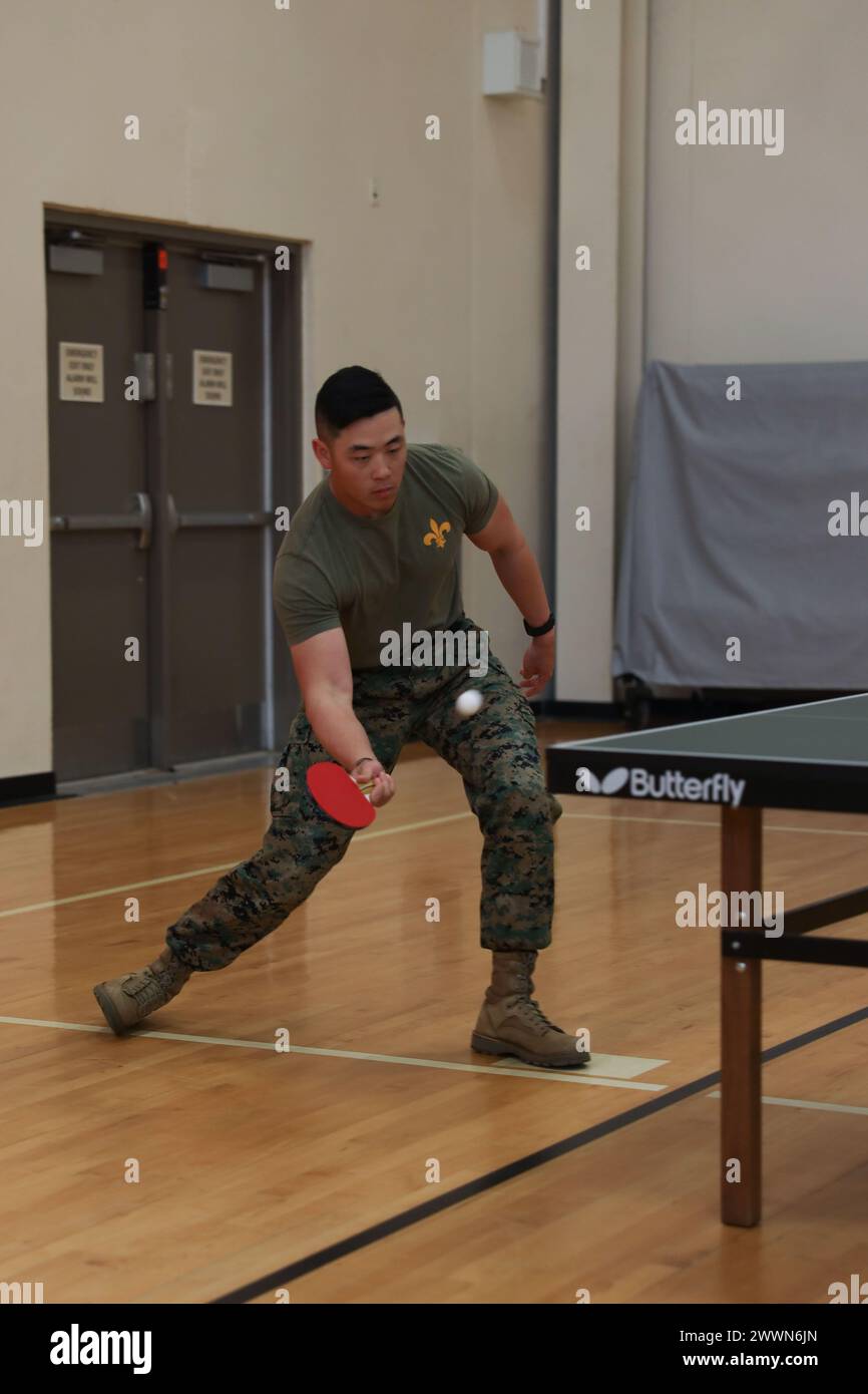 U.S. Marine Corps Staff Sgt. Anthony Kim, squad instructor ...