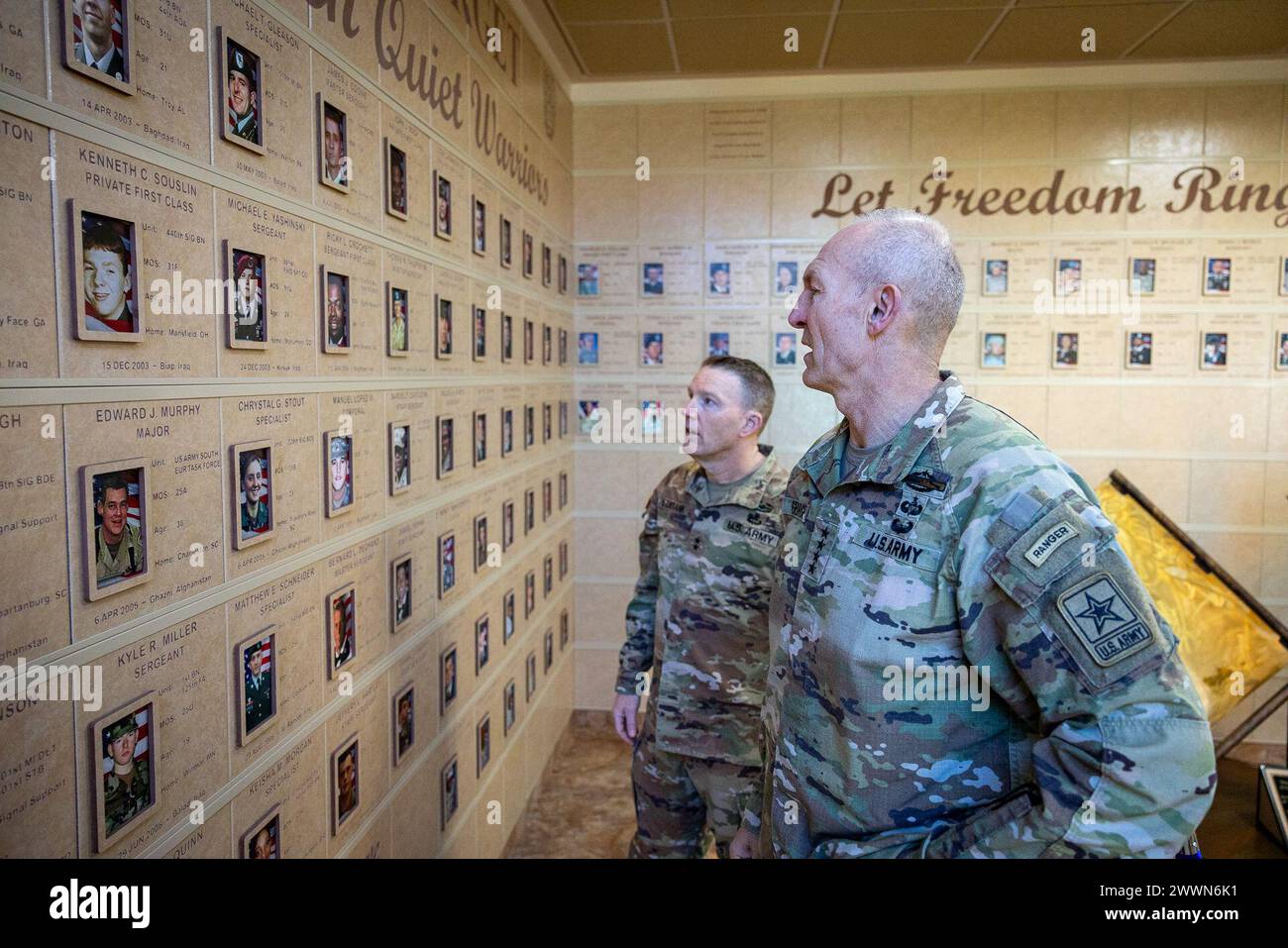 Chief of Staff of the Army, General Randy George and MG Eubank NETCOM ...