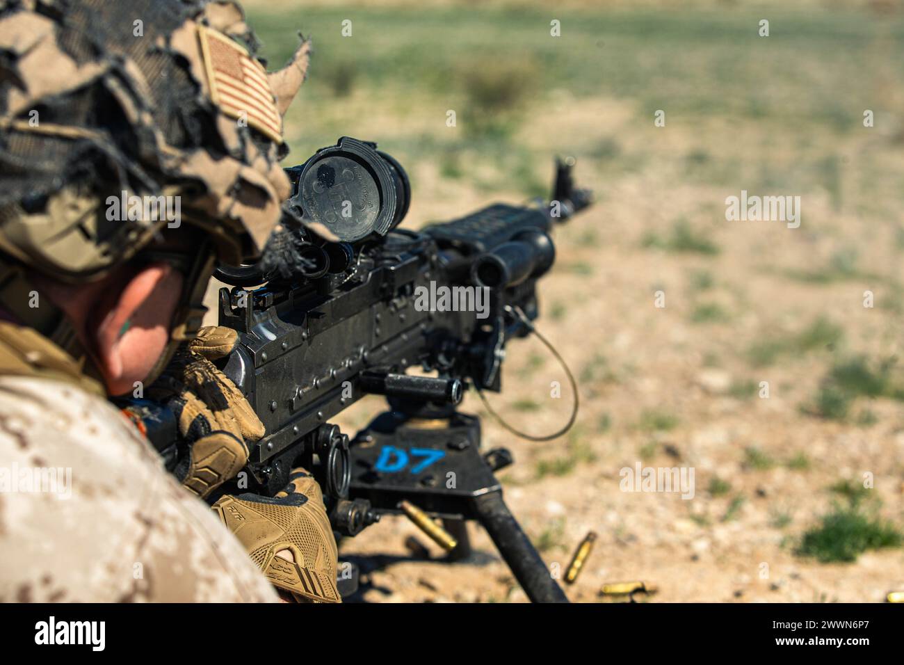 A U.S. Marine with 2d Battalion, 6th Marine Regiment, 2d Marine ...