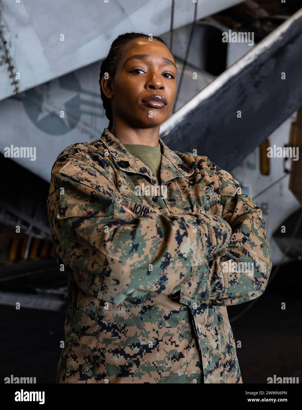 U.S. Marine Corps Gunnery Sgt. Lakeetha Johnson, a Louisville, Kentucky ...