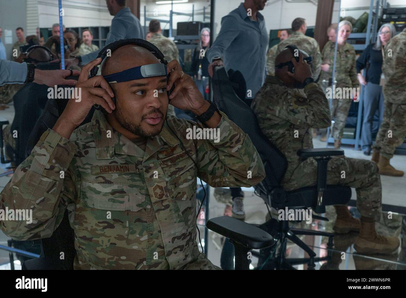 Air Force Chief Master Sgt. Paul Benjamin, 27th Special Operations ...