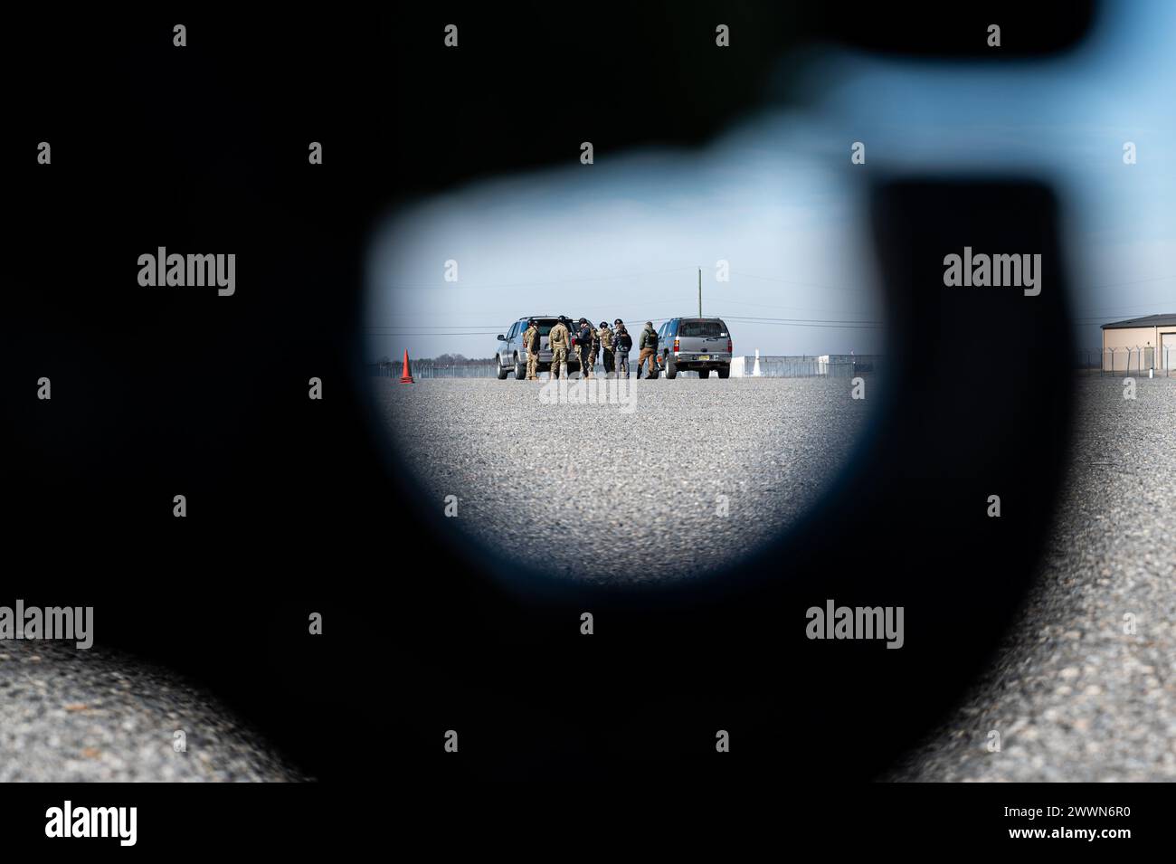 U.S. Air Force Airmen attending the Advanced Ready Training - Outside ...
