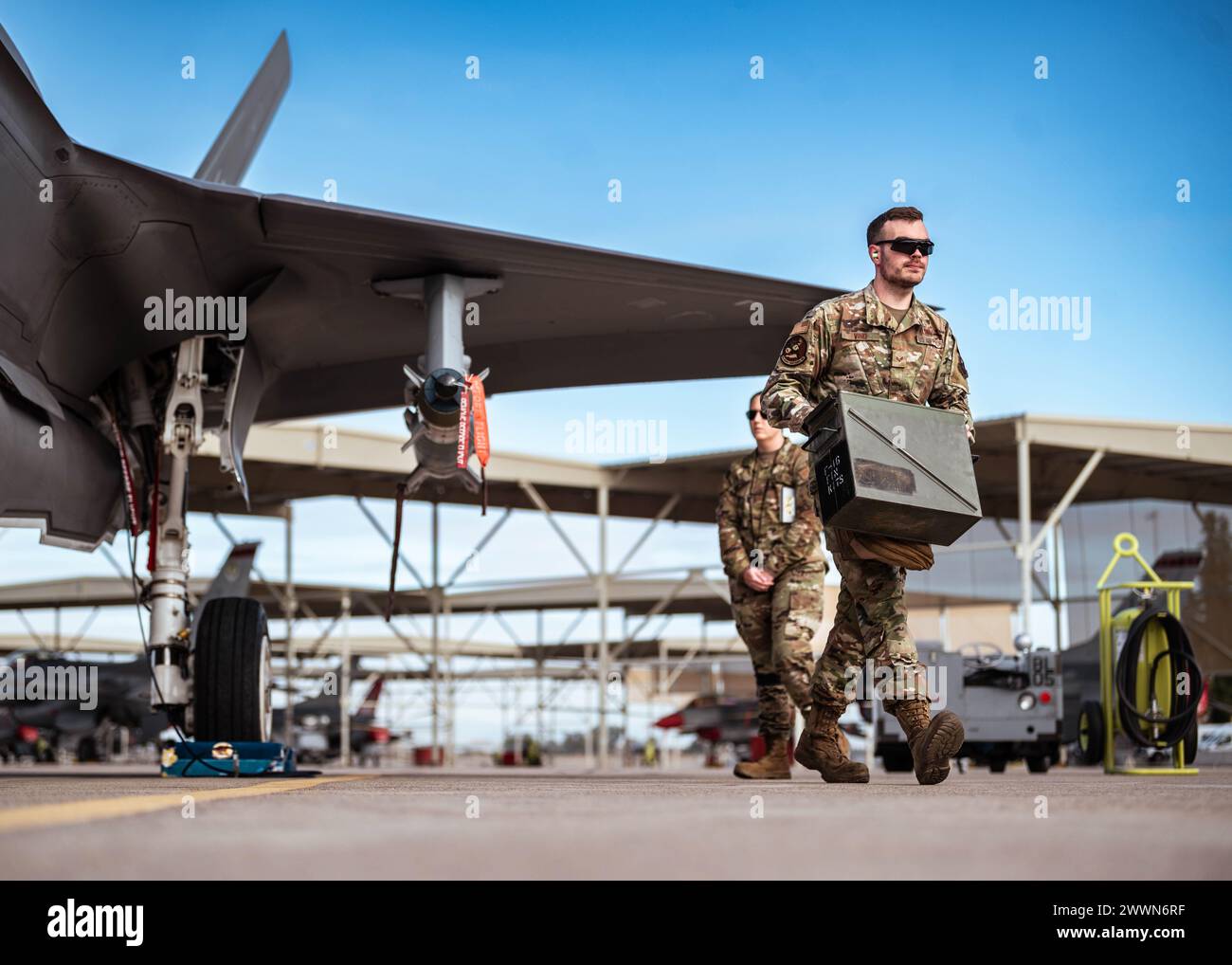 U.S. Air Force Senior Airman Aaron Vind, 62nd Aircraft Maintenance Unit ...