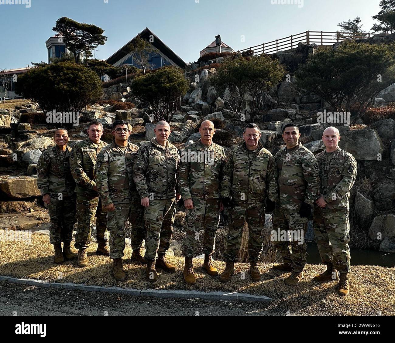 Sgt. Maj. of the Army Michael Weimer visits with Soldiers at Camp ...