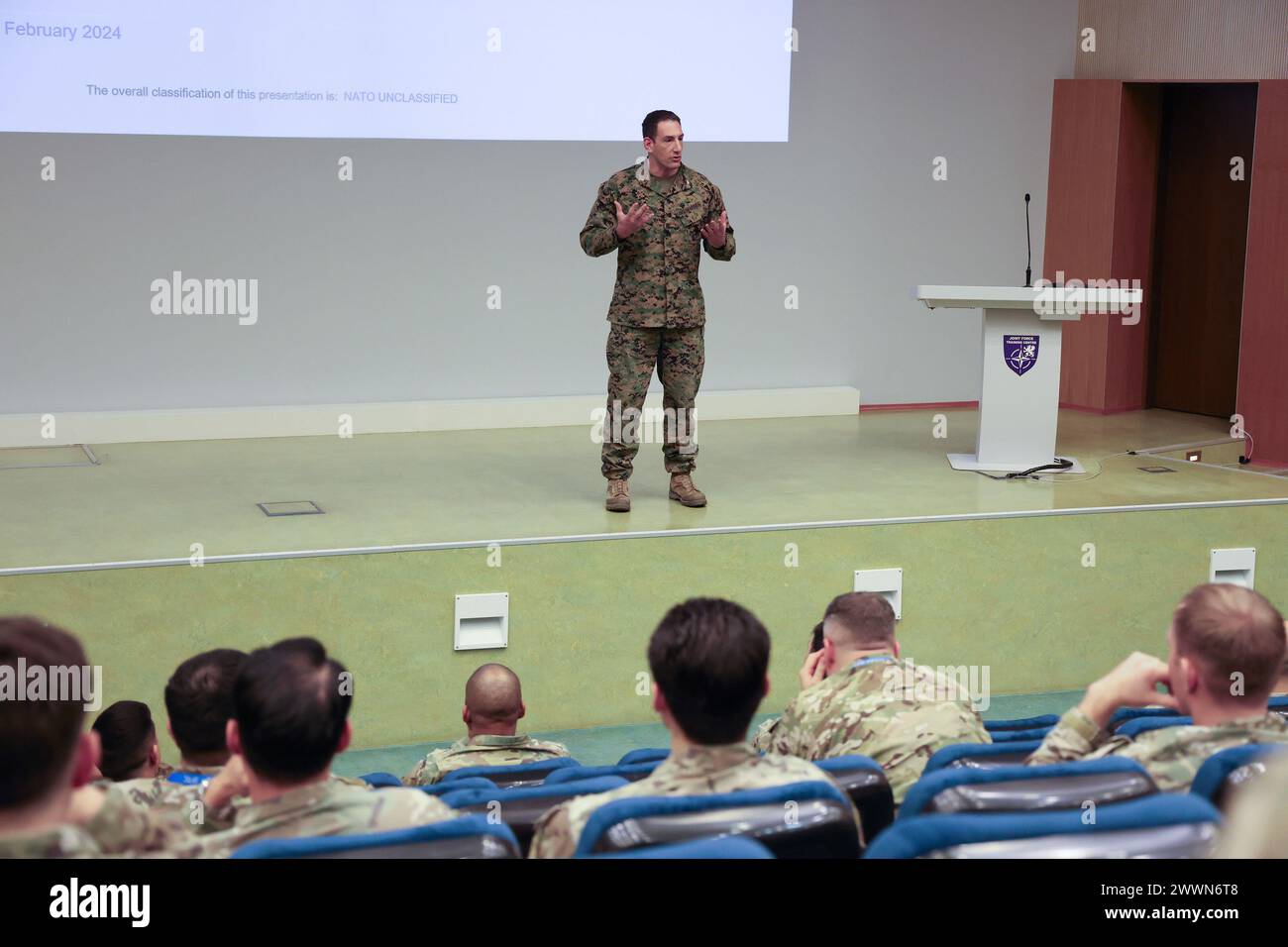 U.S. Marine Col. Albert Goldberg, the Training and Exercise Division ...