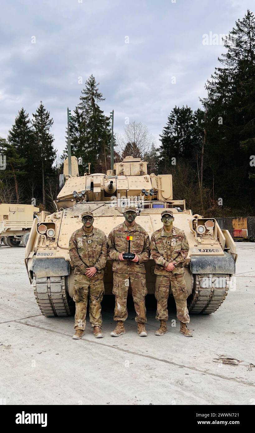 Winners of the 2nd Armored Brigade Combat Team Strike Cup top Bradley ...