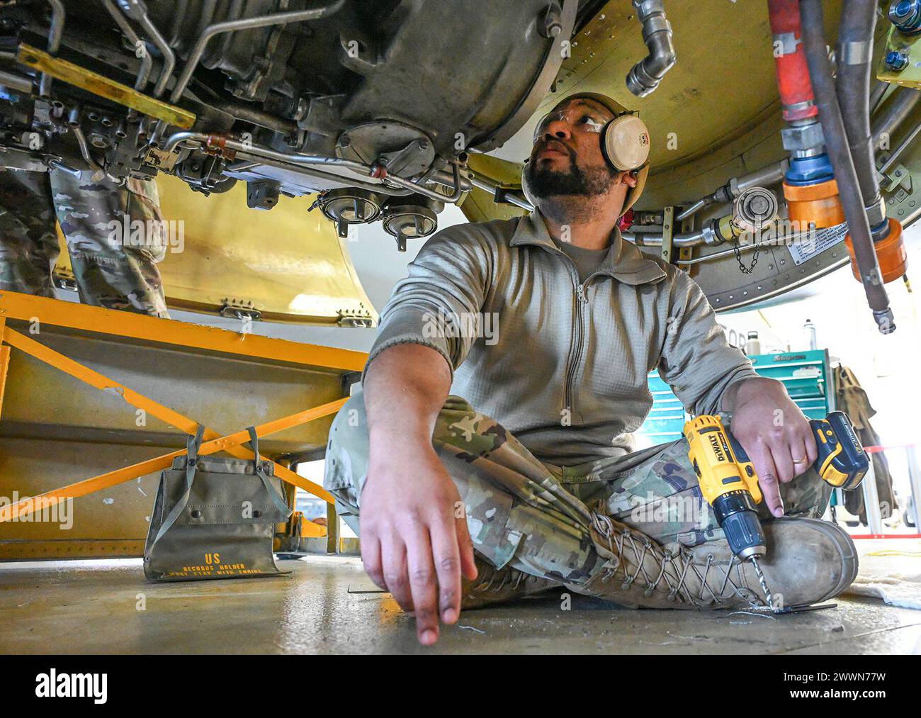 U.S. Air Force Tech. Sgt. Jesse Tolbert, metals technology specialist ...