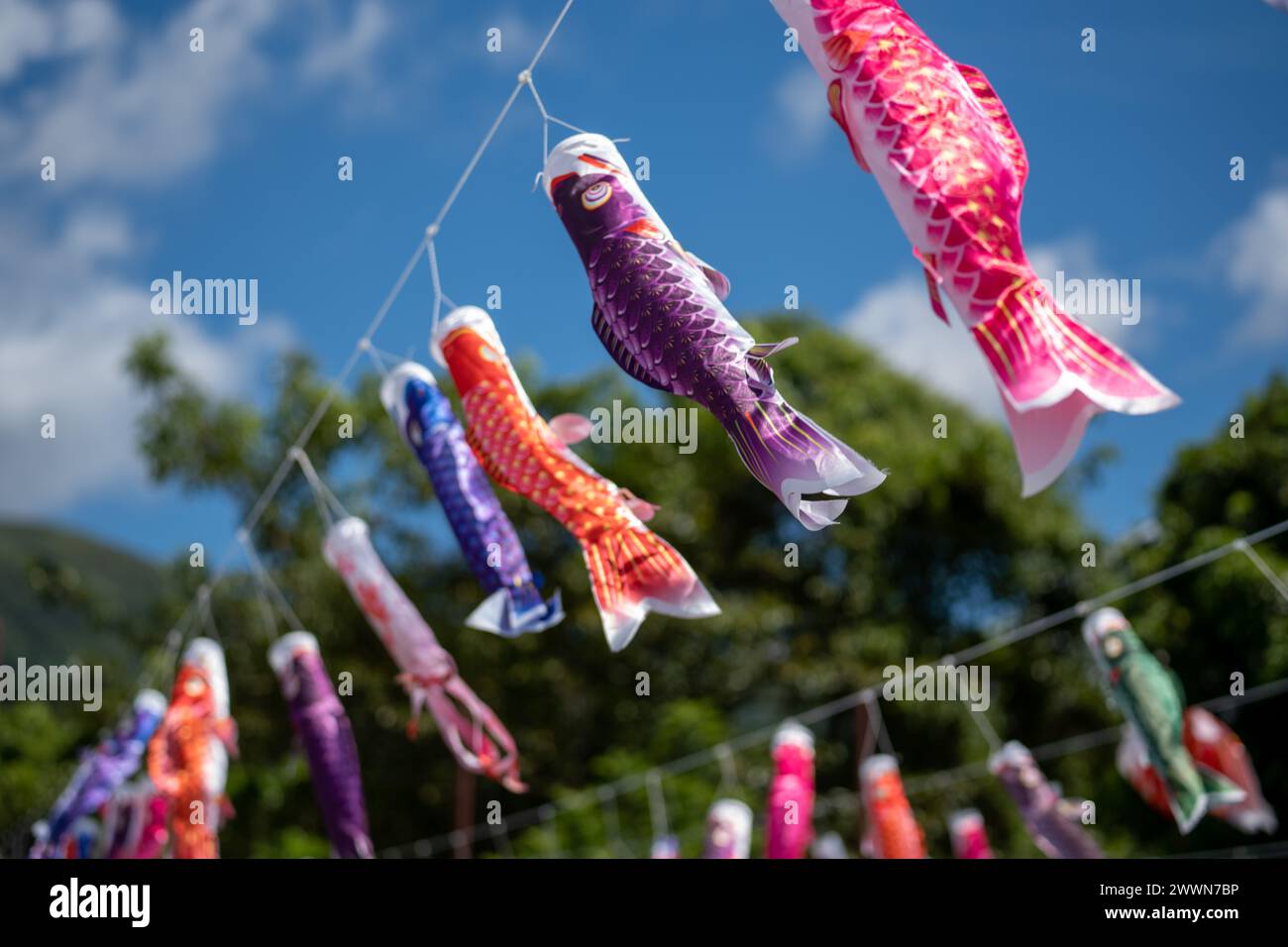 Koinobori decorations hi-res stock photography and images - Alamy